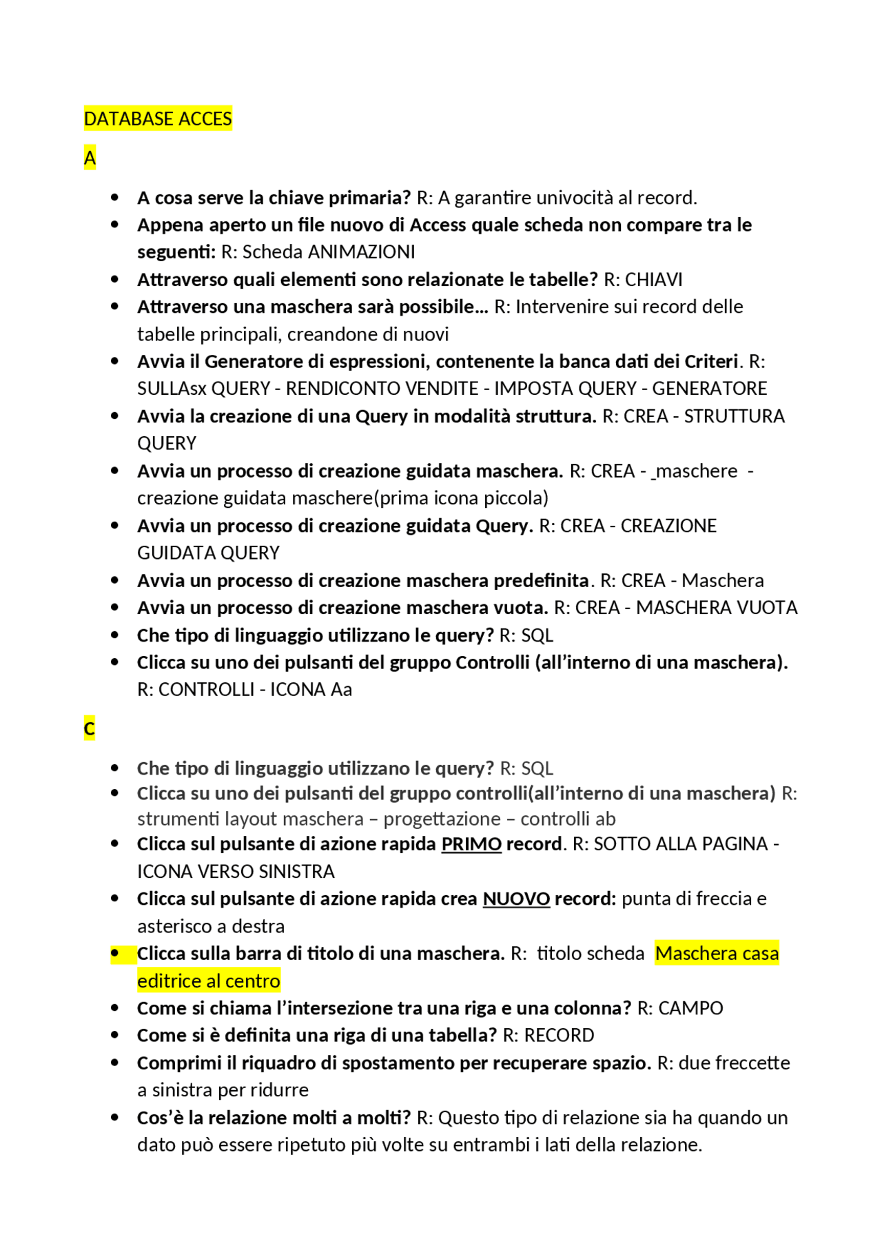 Eipass Informatica Progressive Esercizi Di Elementi Di Informatica
