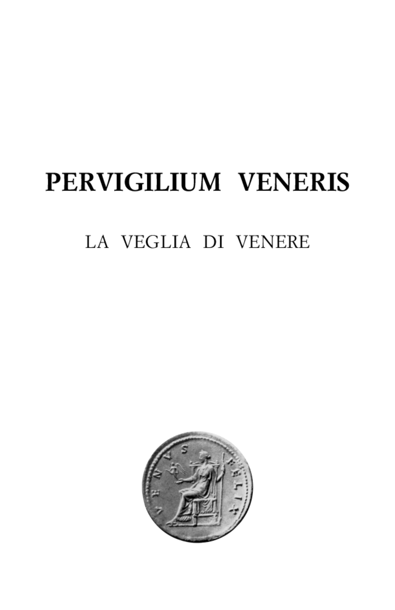 Testo Pervigilium Veneris - Docsity