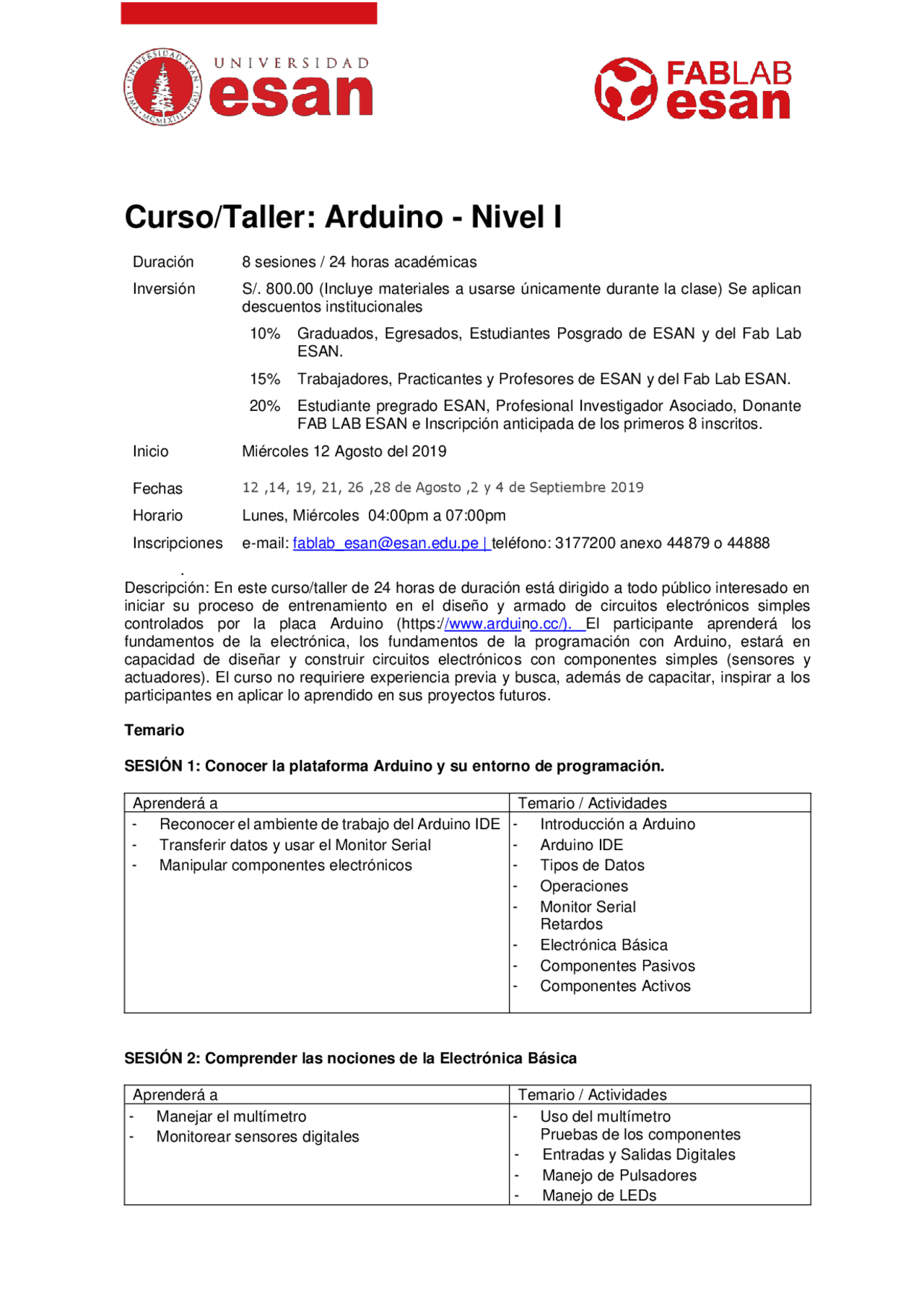 Arduino Como Herramienta Para La Robotica Docsity