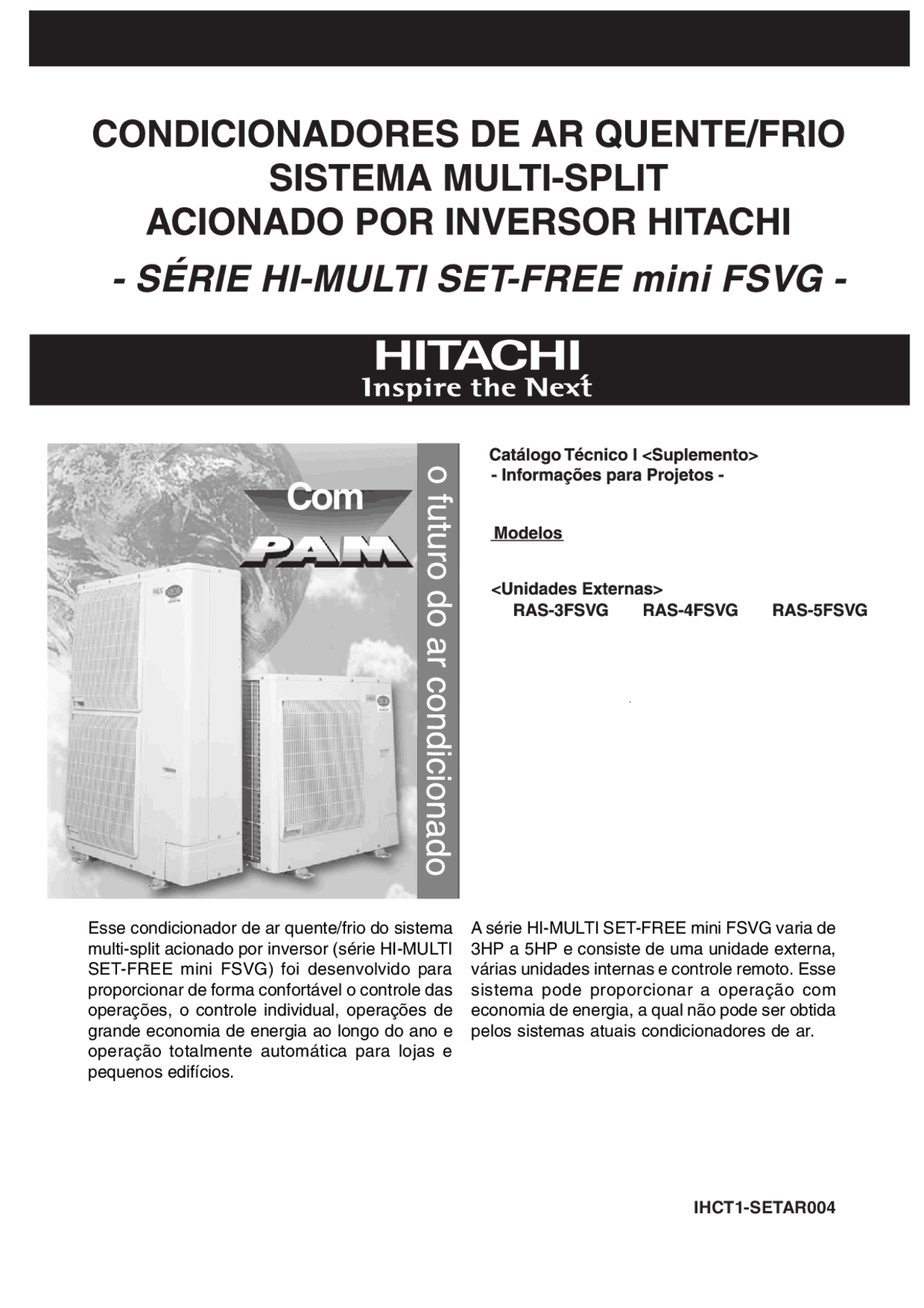 Manual Setfree Hitachi Docsity