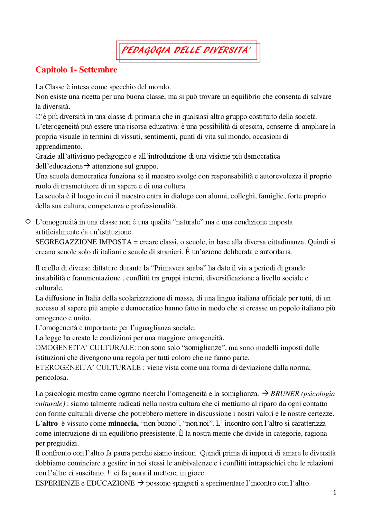 Pedagogia Delle Diversità Come Sopravvivere Un Anno In Una Classe