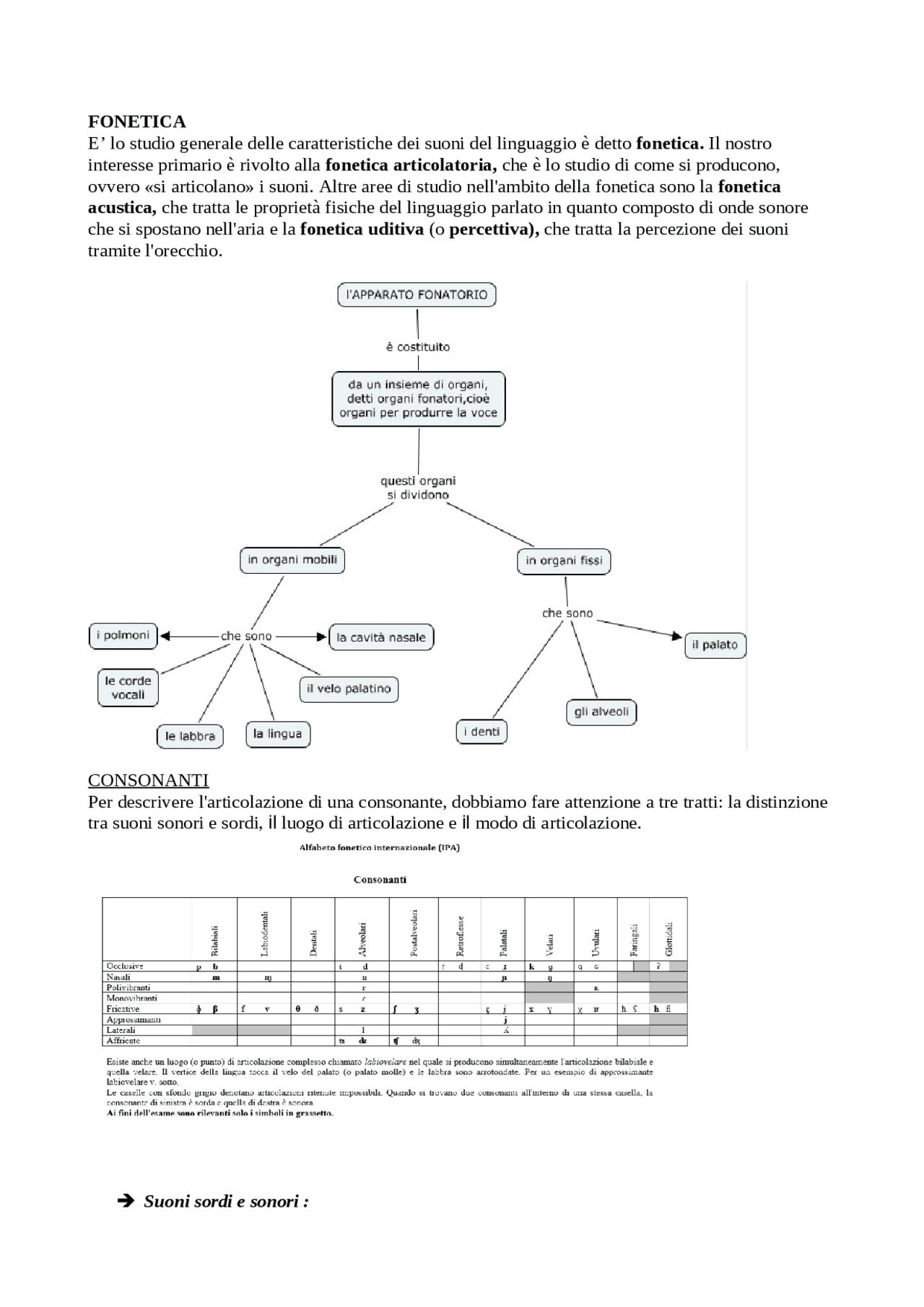 Linguistica Generale Docsity