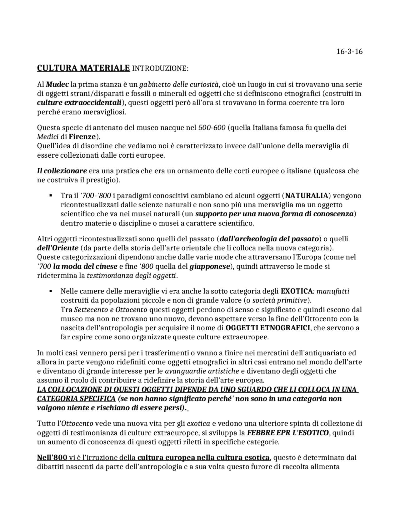Antropologia 2016 Appunti Docsity