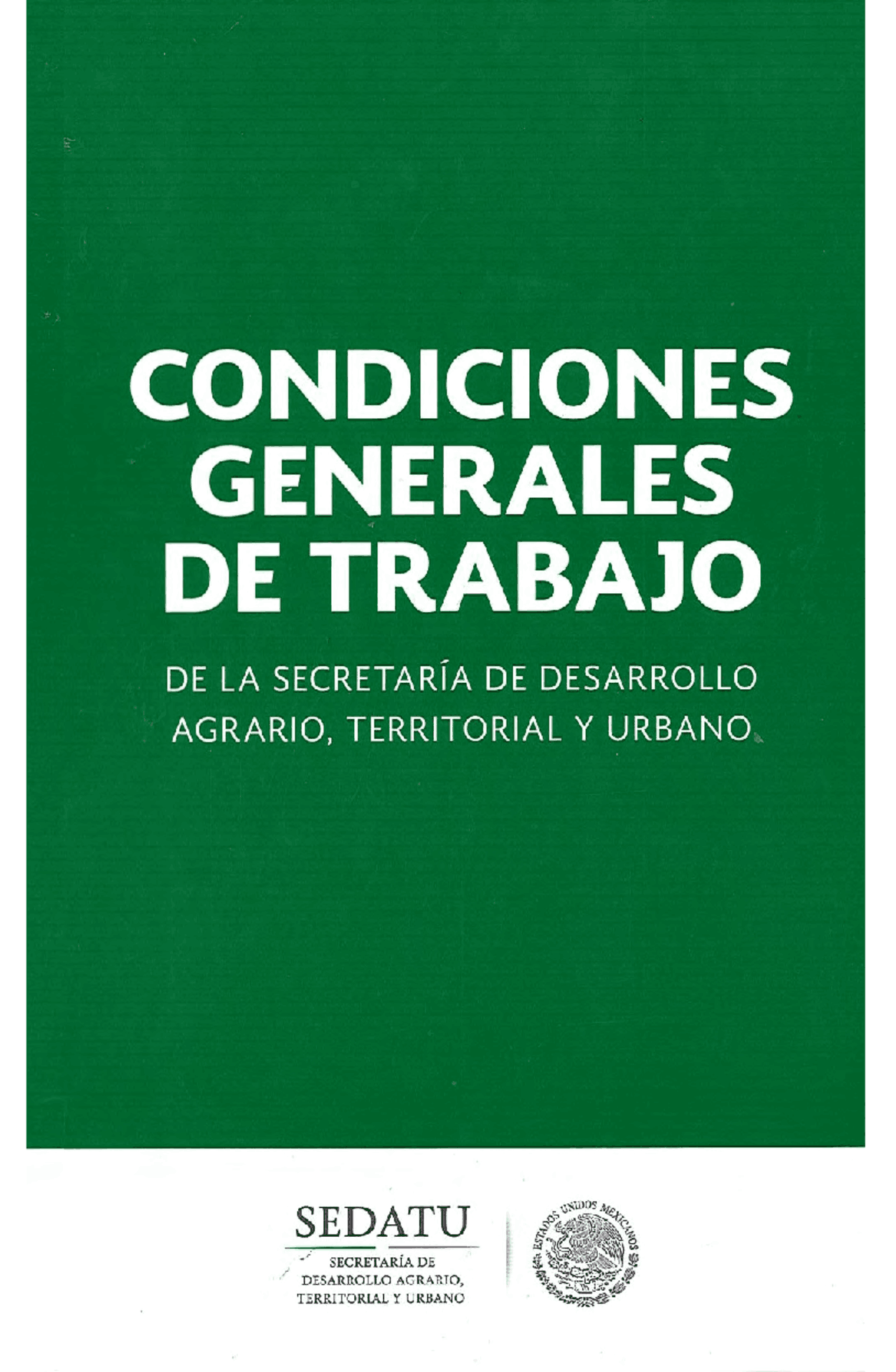 Condiciones Generales de Trabajo - Docsity