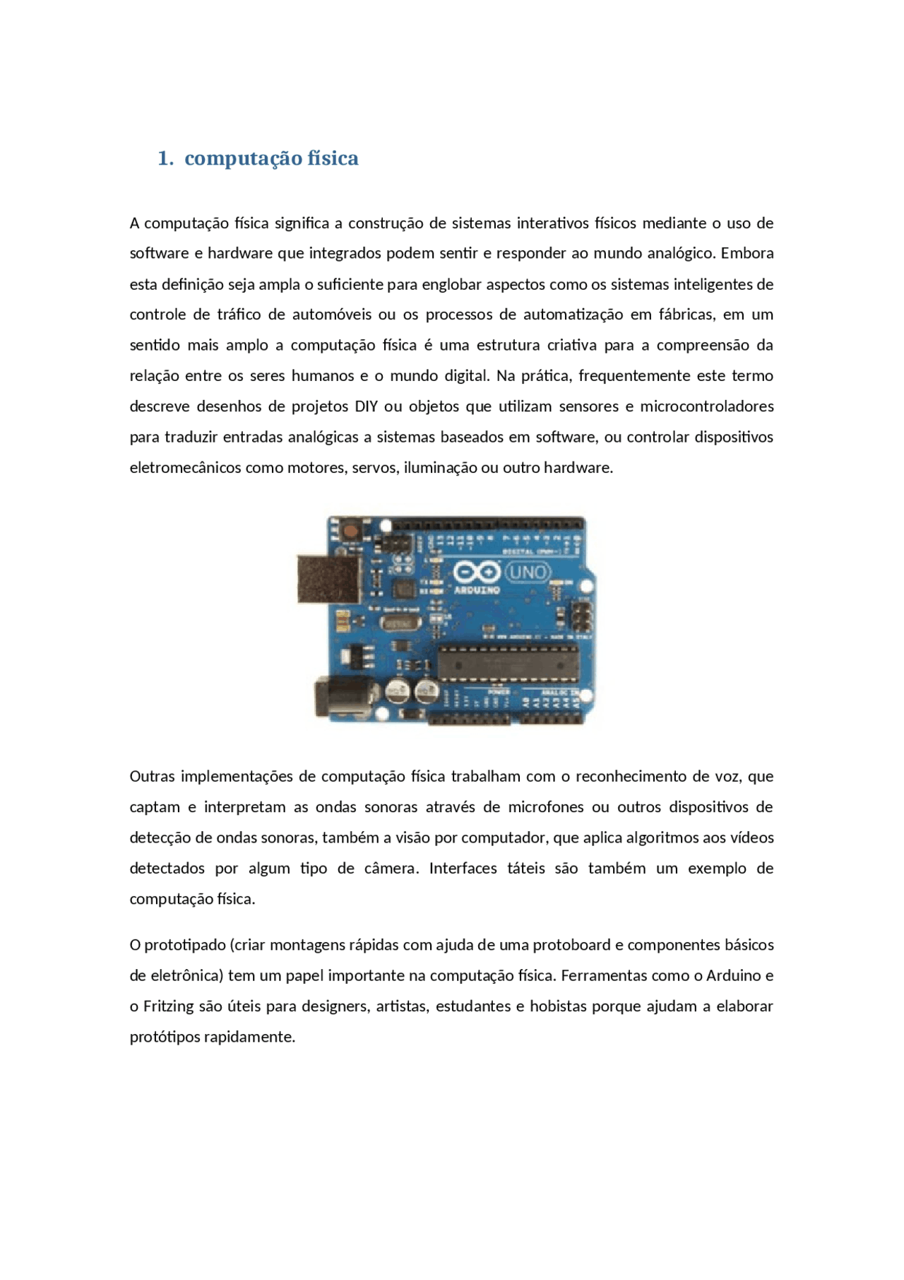 Apostila De Arduino Com Detalhes De Histórico Docsity