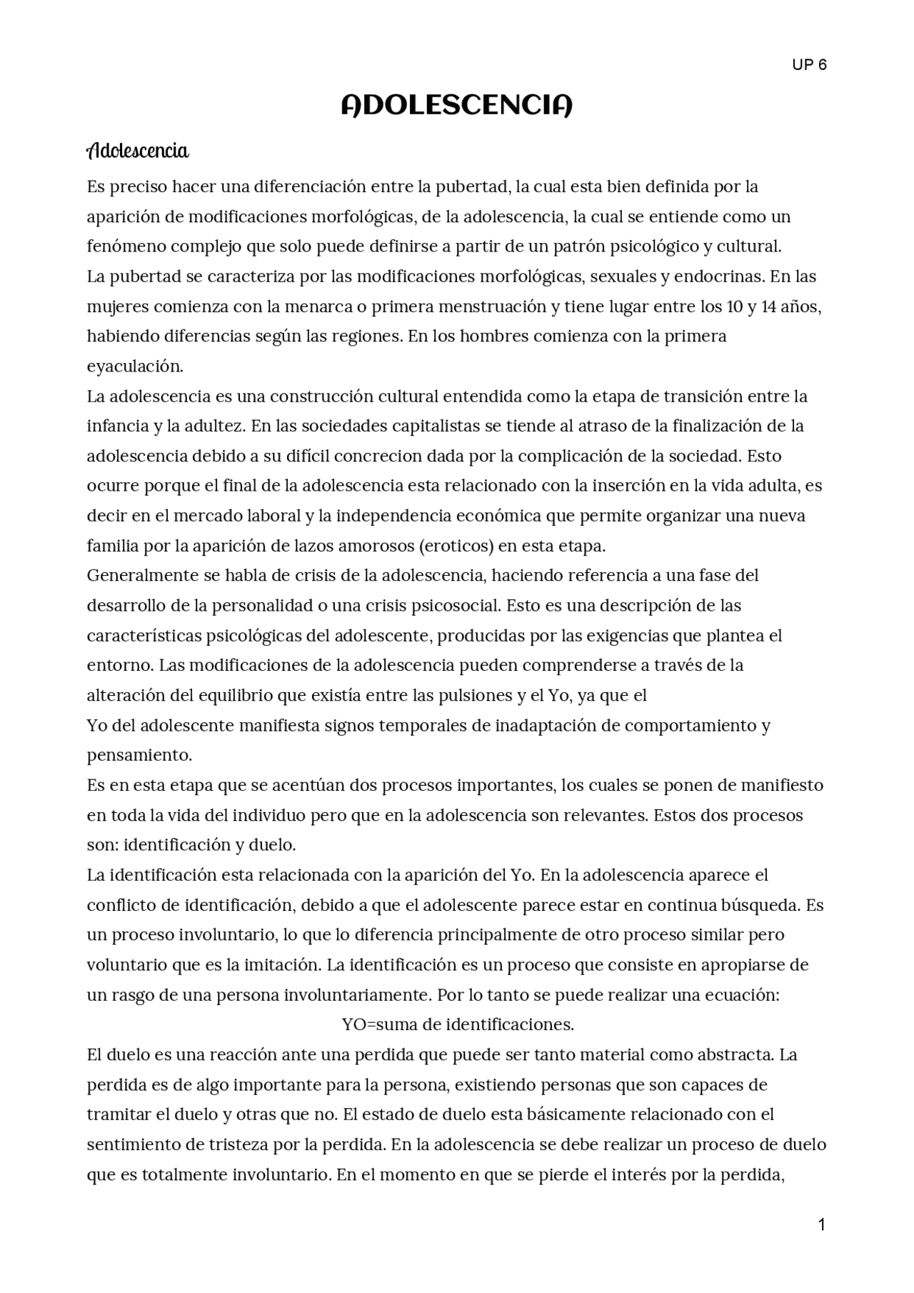 Crecimiento Y Desarrollo Up 6 Docsity