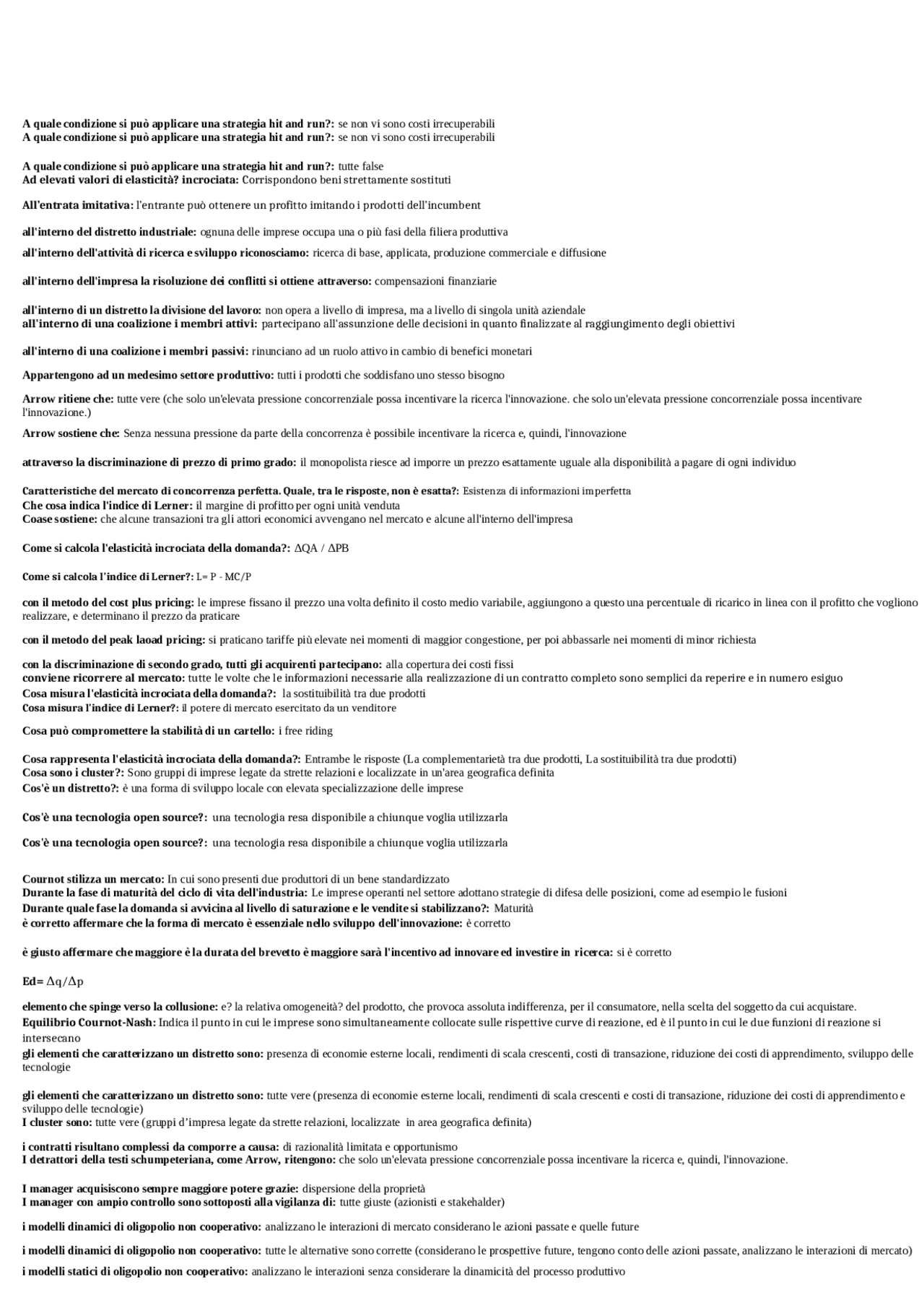 Imprese E Mercati Ecampus Prof Iannaccone Guido Docsity
