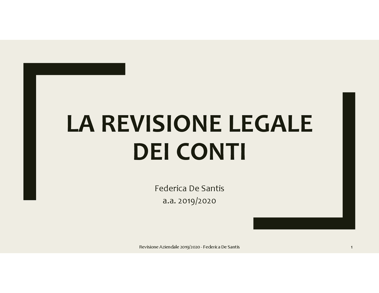 Revisione Aziendale Dispense 4 Docsity