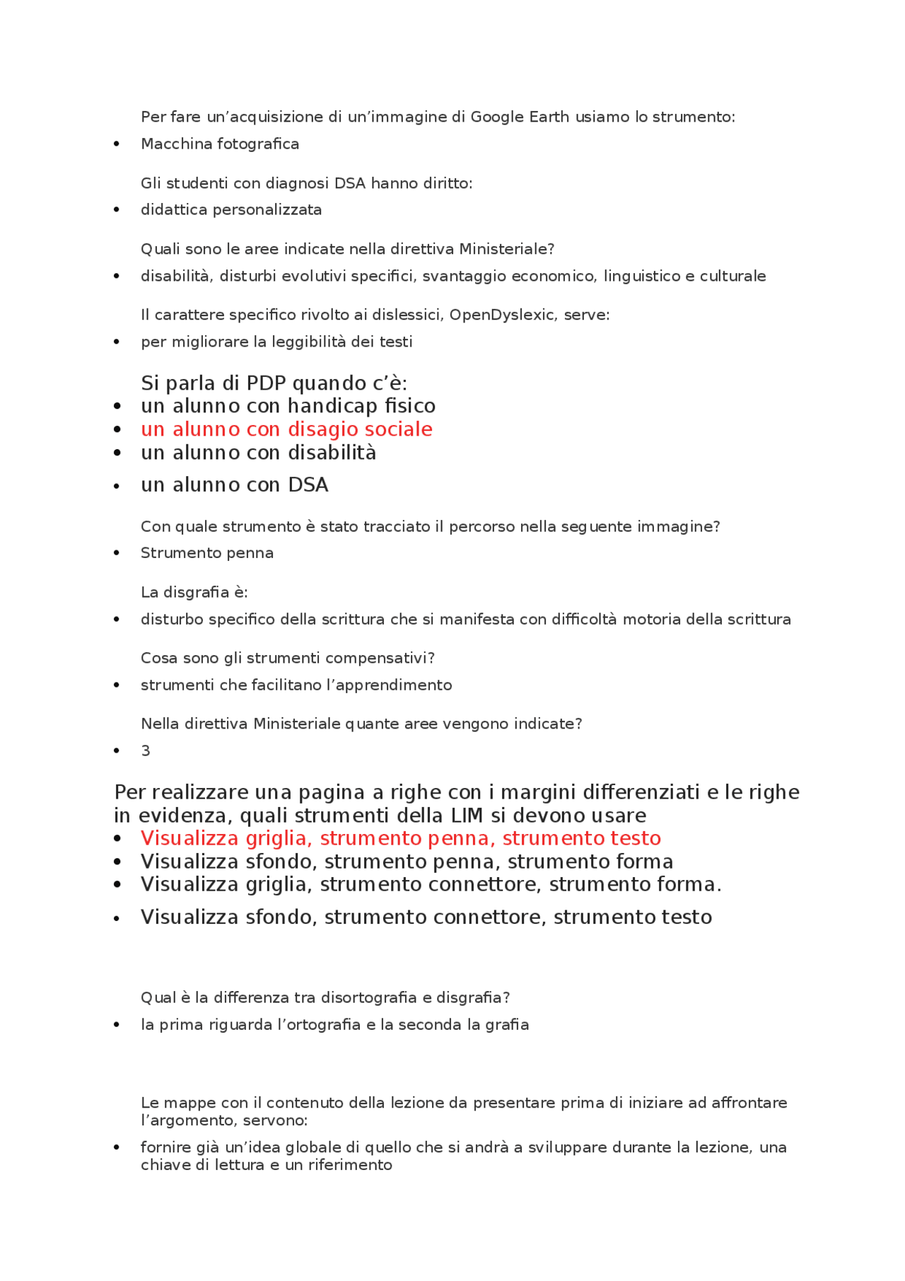 Eipass Lim Domande Esame Docsity