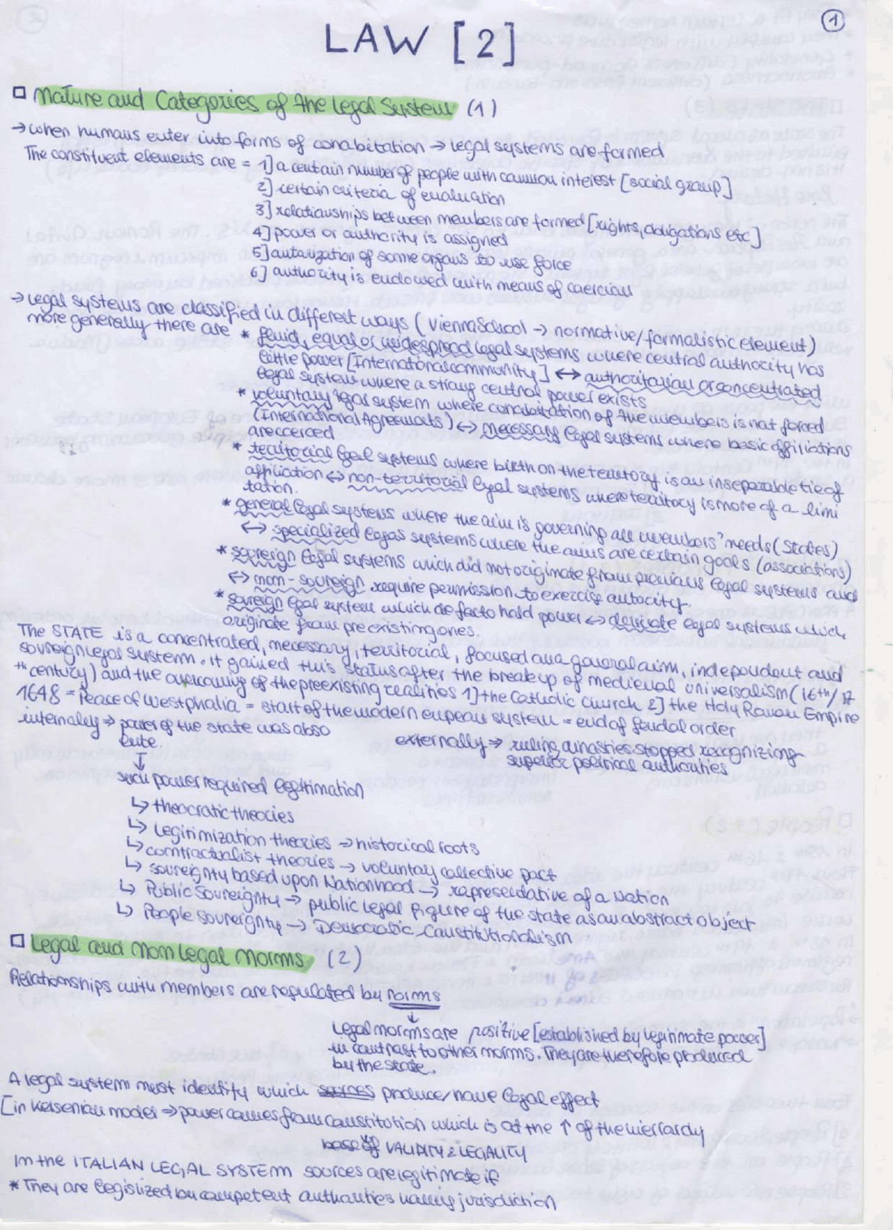 Introduction to the legal system module 2 - Docsity