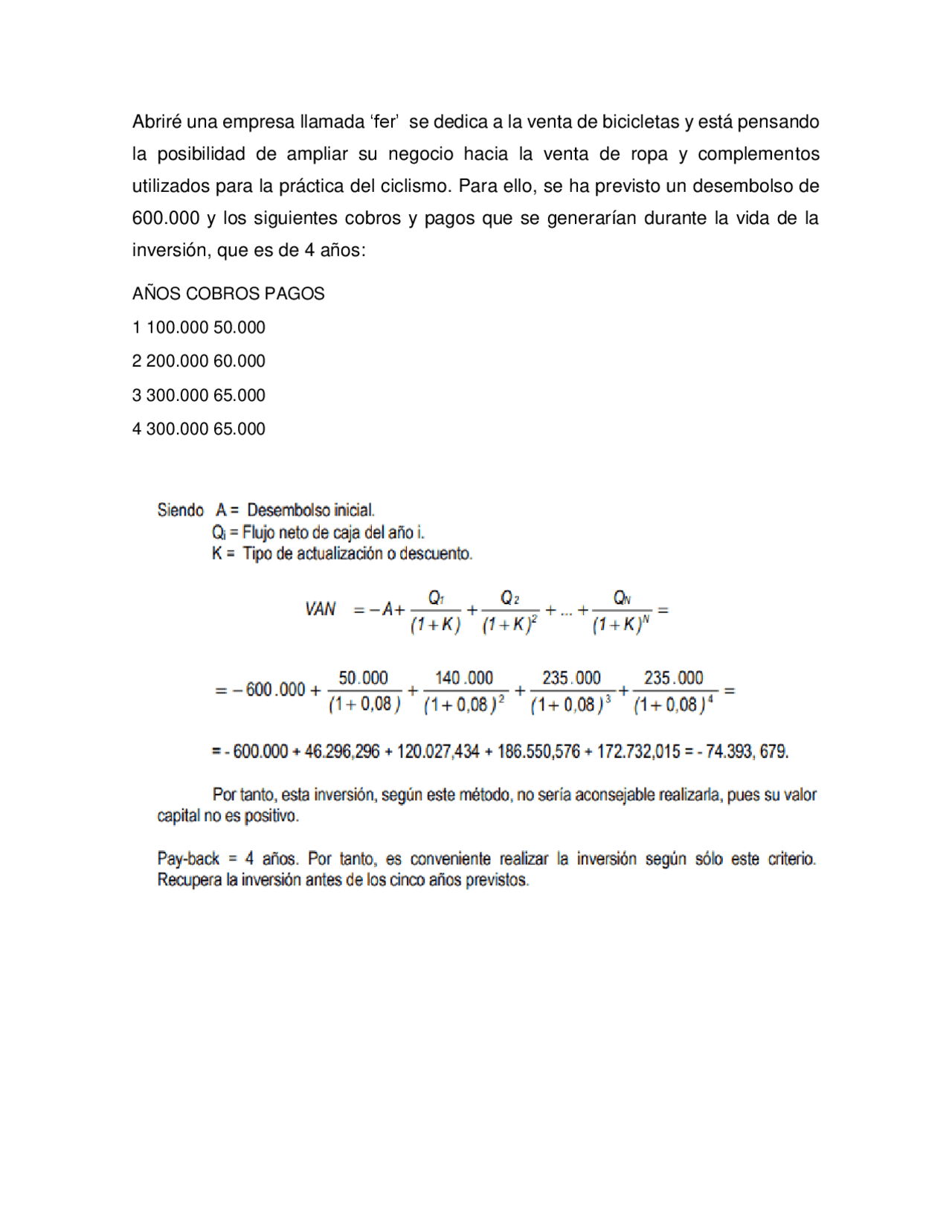 EJERCICIO DE TMAR CON EJEMPLO YA APLICADO | Ejercicios de Economía ...