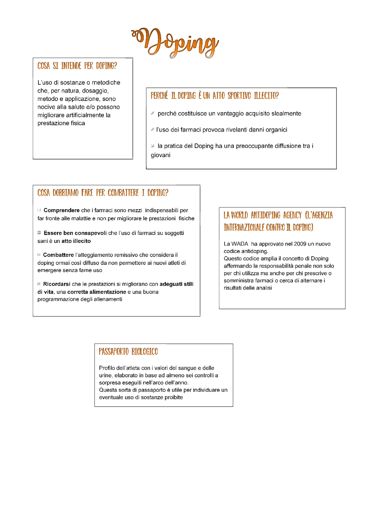 Il Doping Docsity