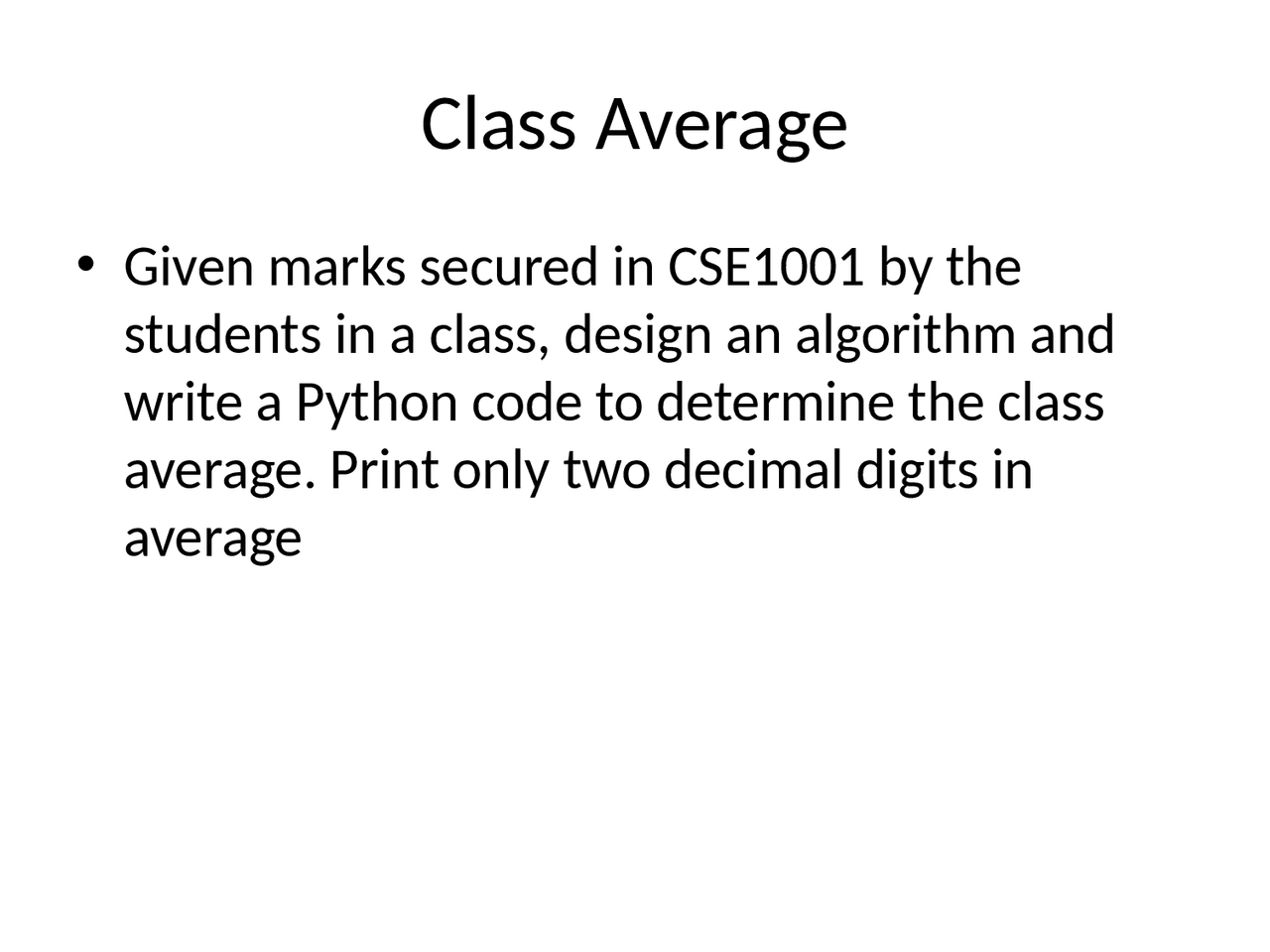 Problem Solving And Object Oriented Programming Docsity 6697