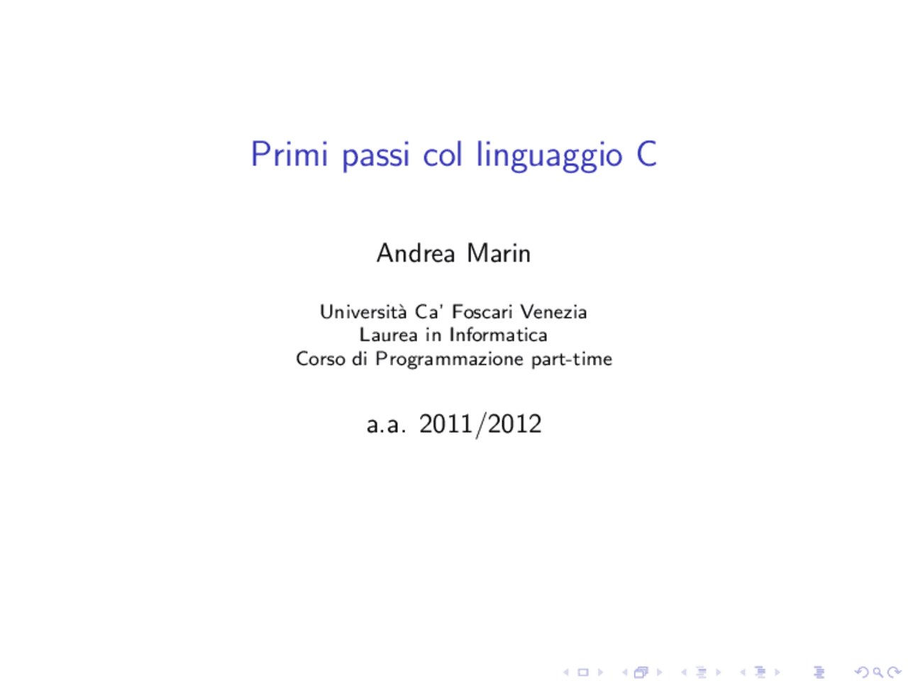 Corso Di Programmazione Part Time Parte 1 Docsity
