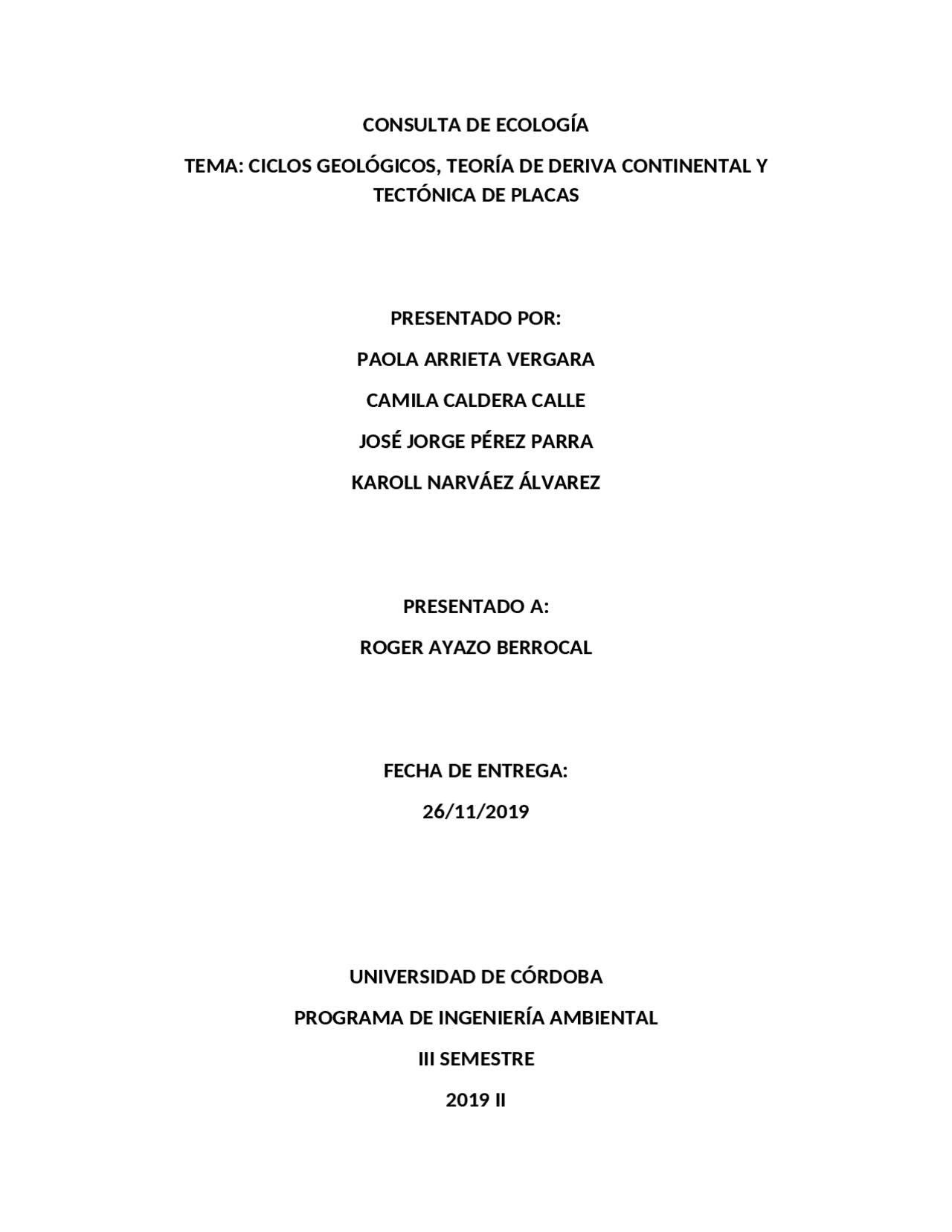 Consulta De EcologÍa Docsity