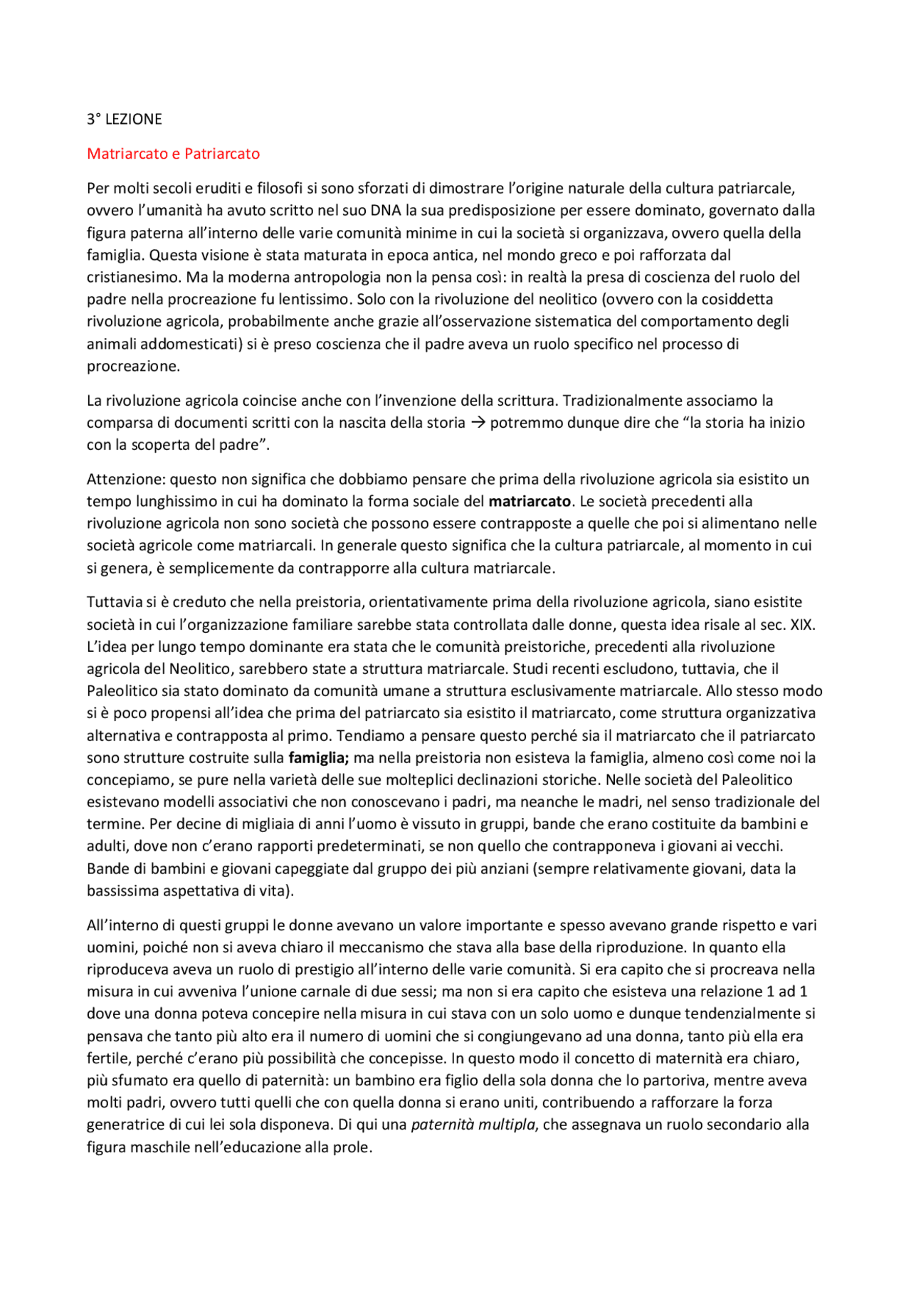 Storia Dei Processi Formativi Docsity