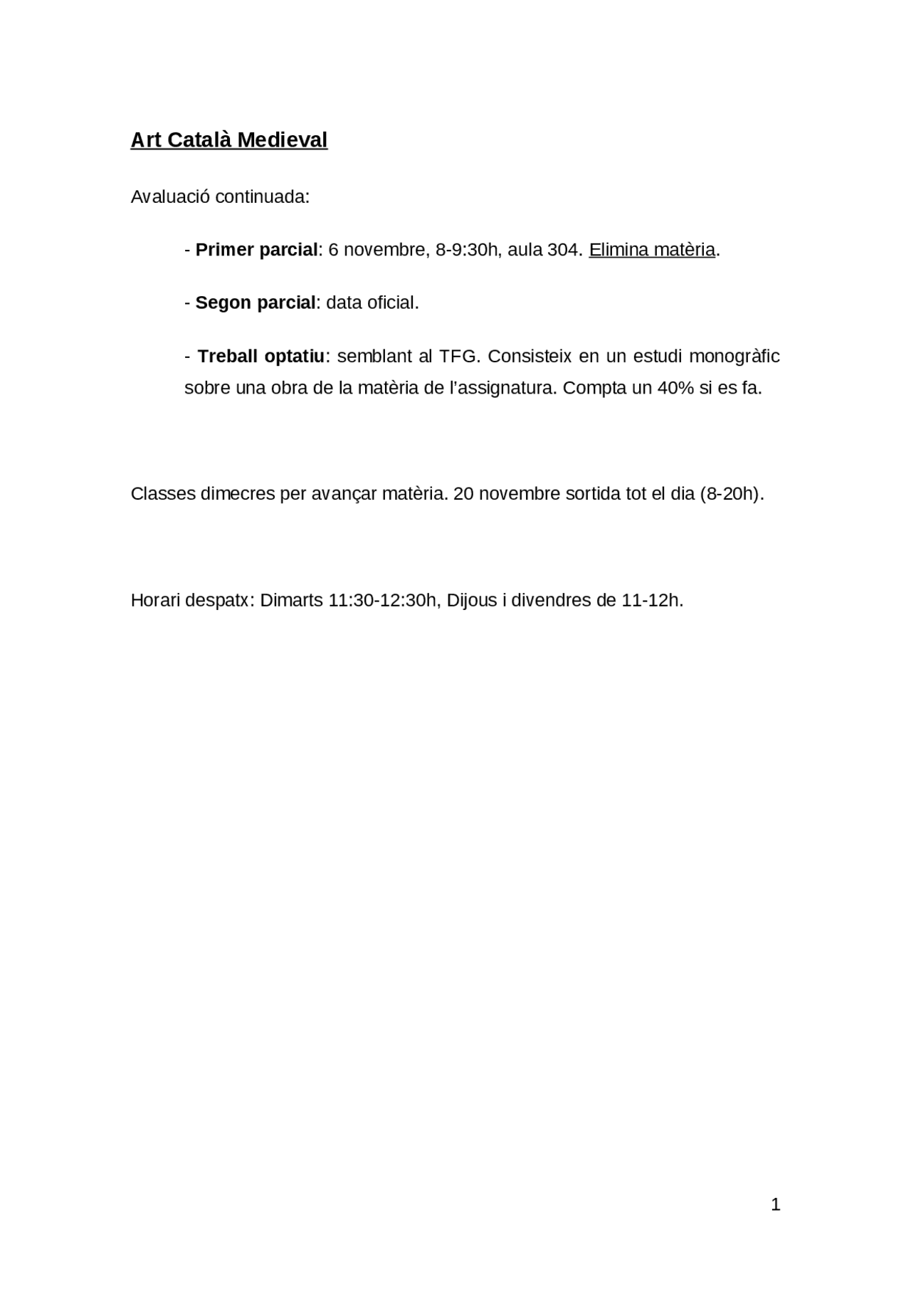 Apunts Art Català Medieval - Docsity