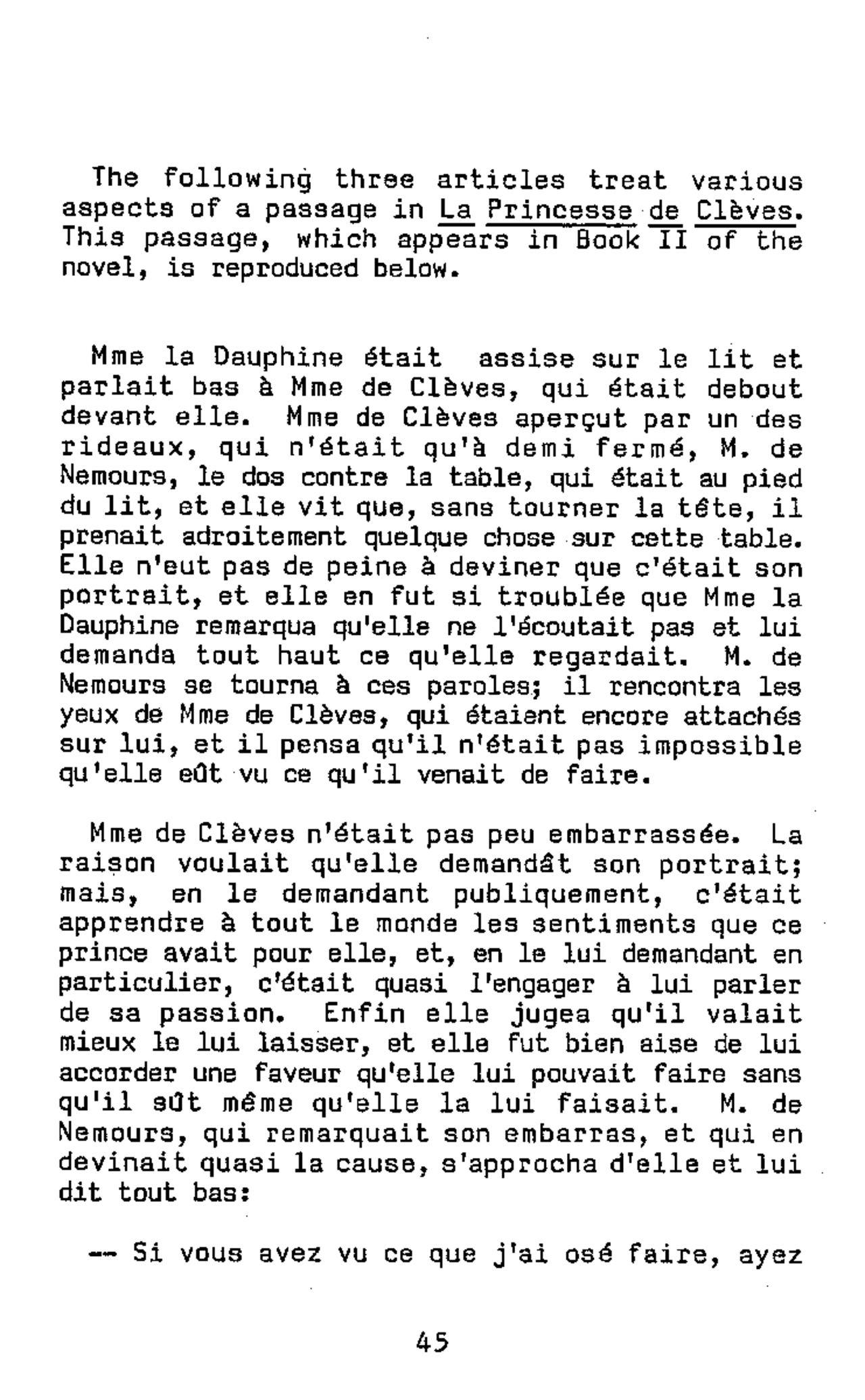 Princesse De Cleves Docs 55657 Docsity