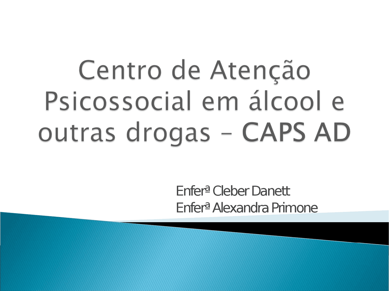 Caps, centro de atenção psicossocial - Docsity