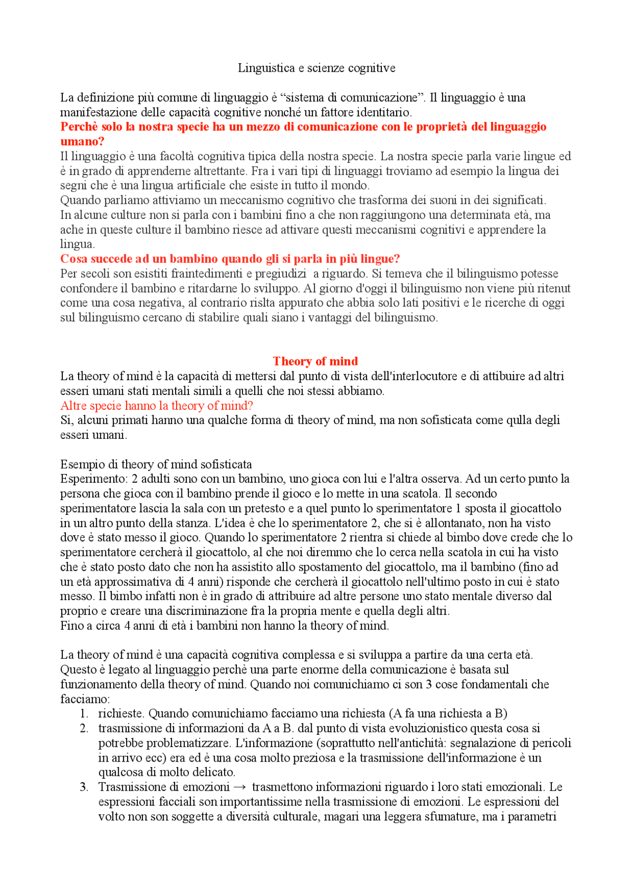 Appunti Linguistica Generale Univr Appunti Di Linguistica Generale