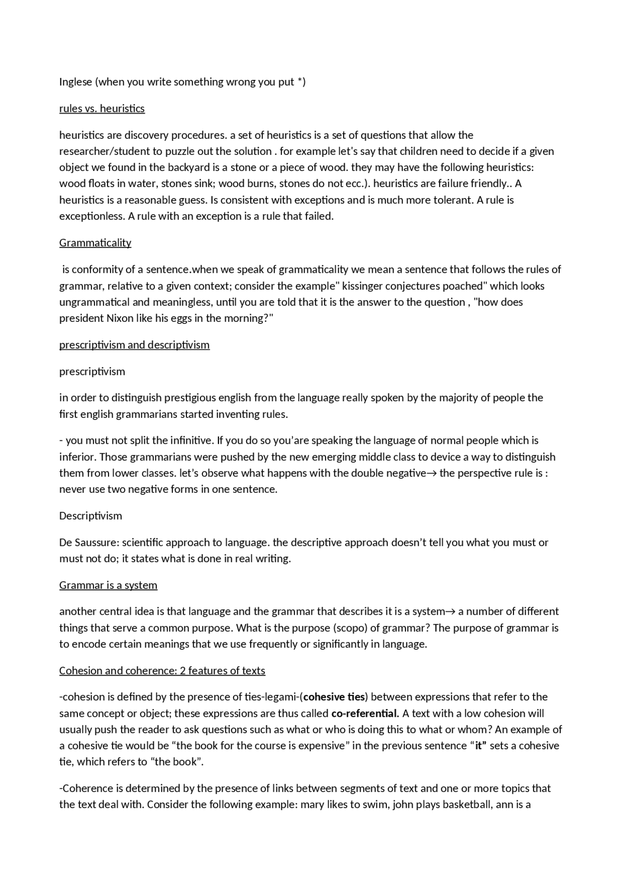 Riassunto Del Libro Discover English Grammar And Variation Docsity