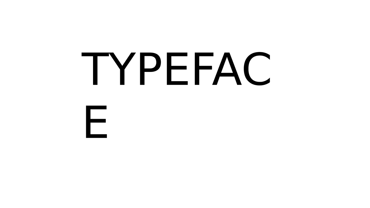Different types of typefaces and its meaning - Docsity