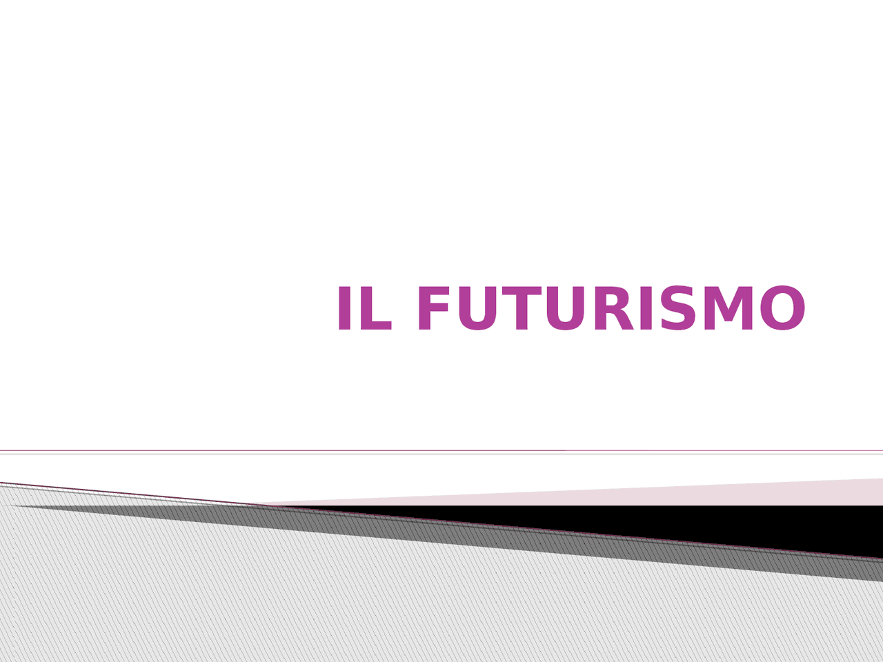 Powerpoint Sul Futurismo Docsity