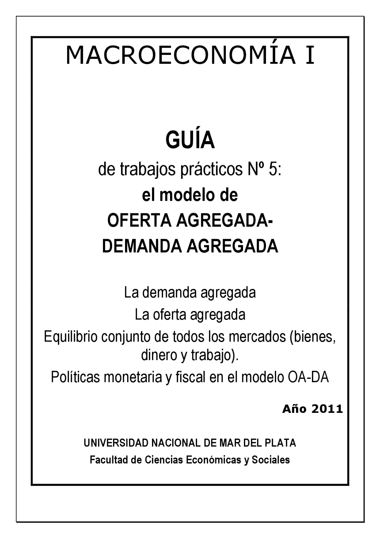 Ejercicios Macroeconomía Docsity
