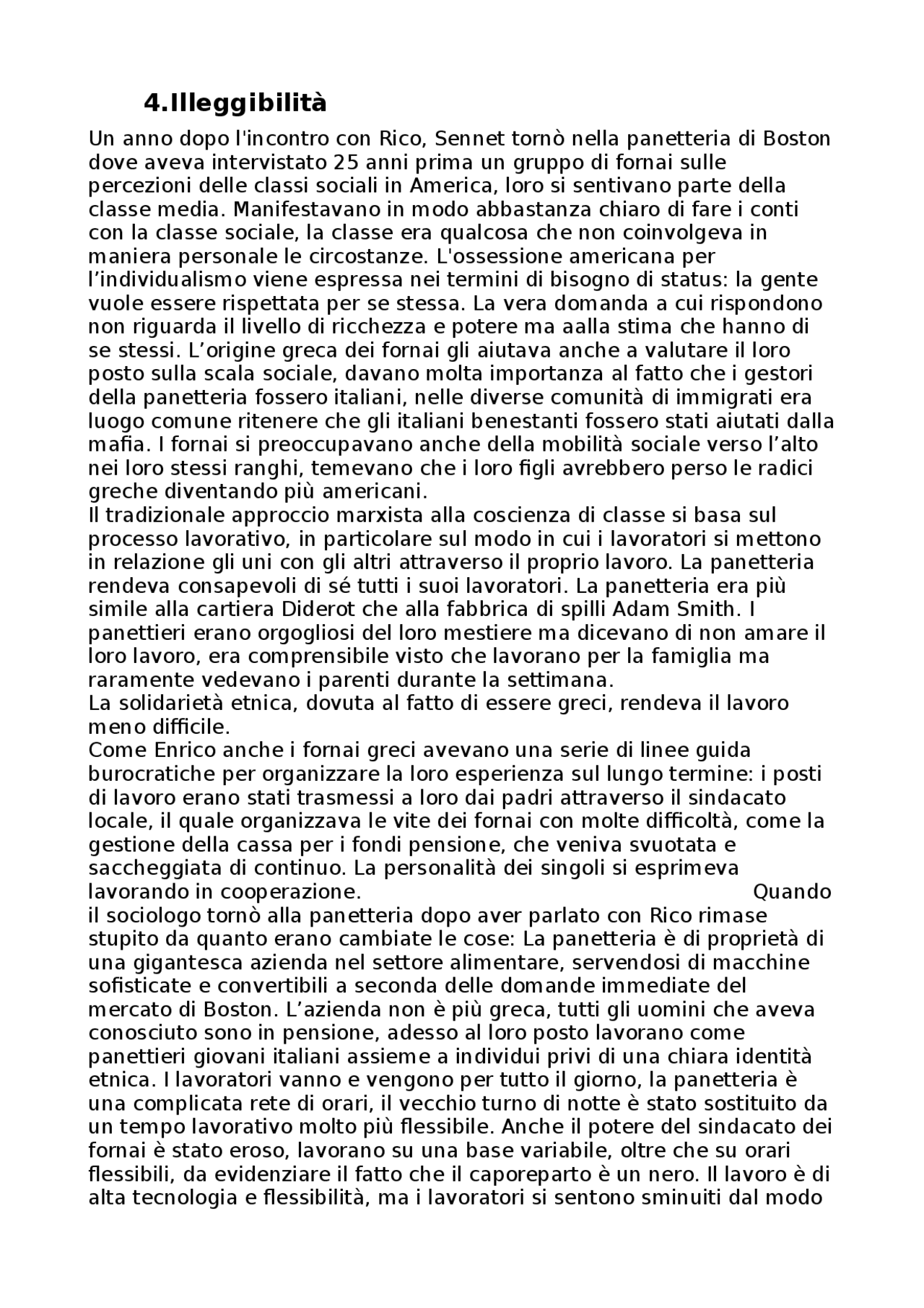 Capitolo Illeggibilità Luomo Flessibile Docsity