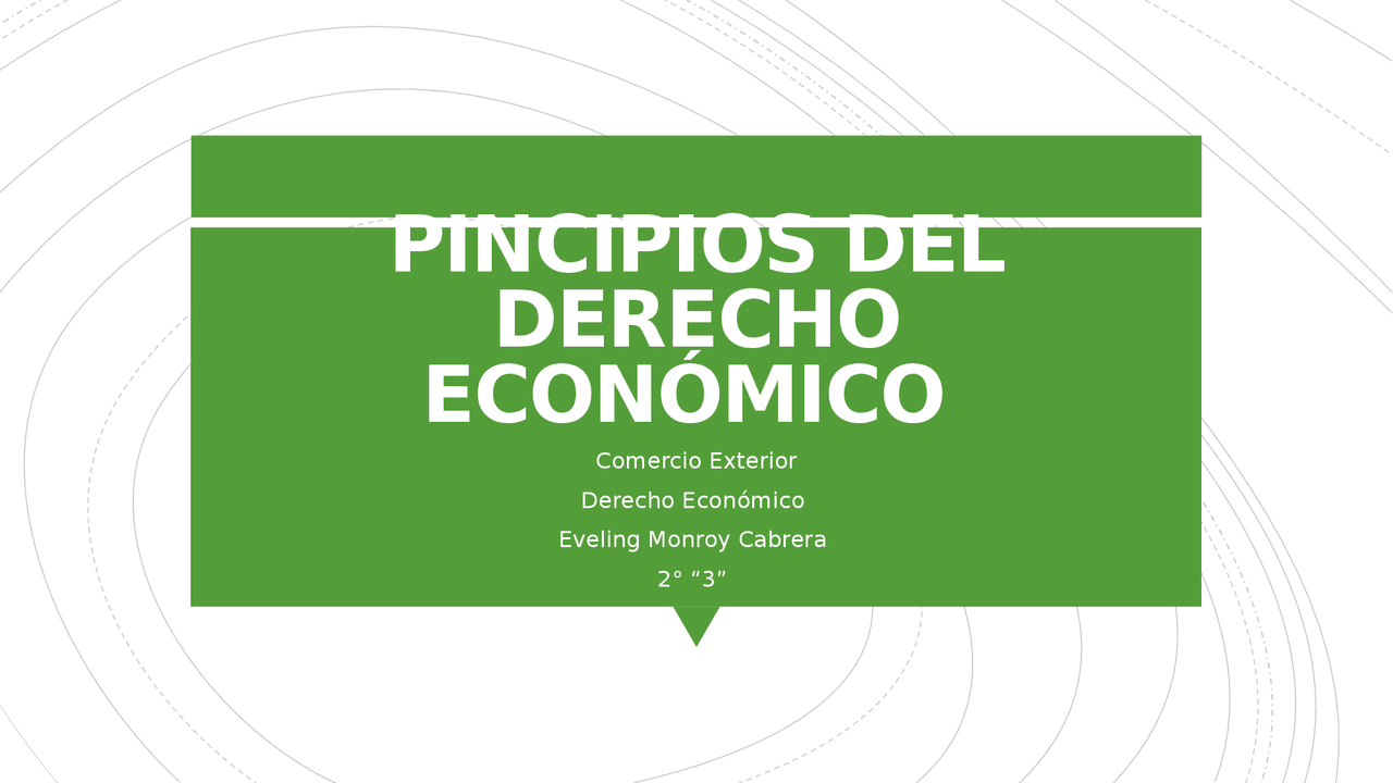 Principios Del Derecho Económico Docsity