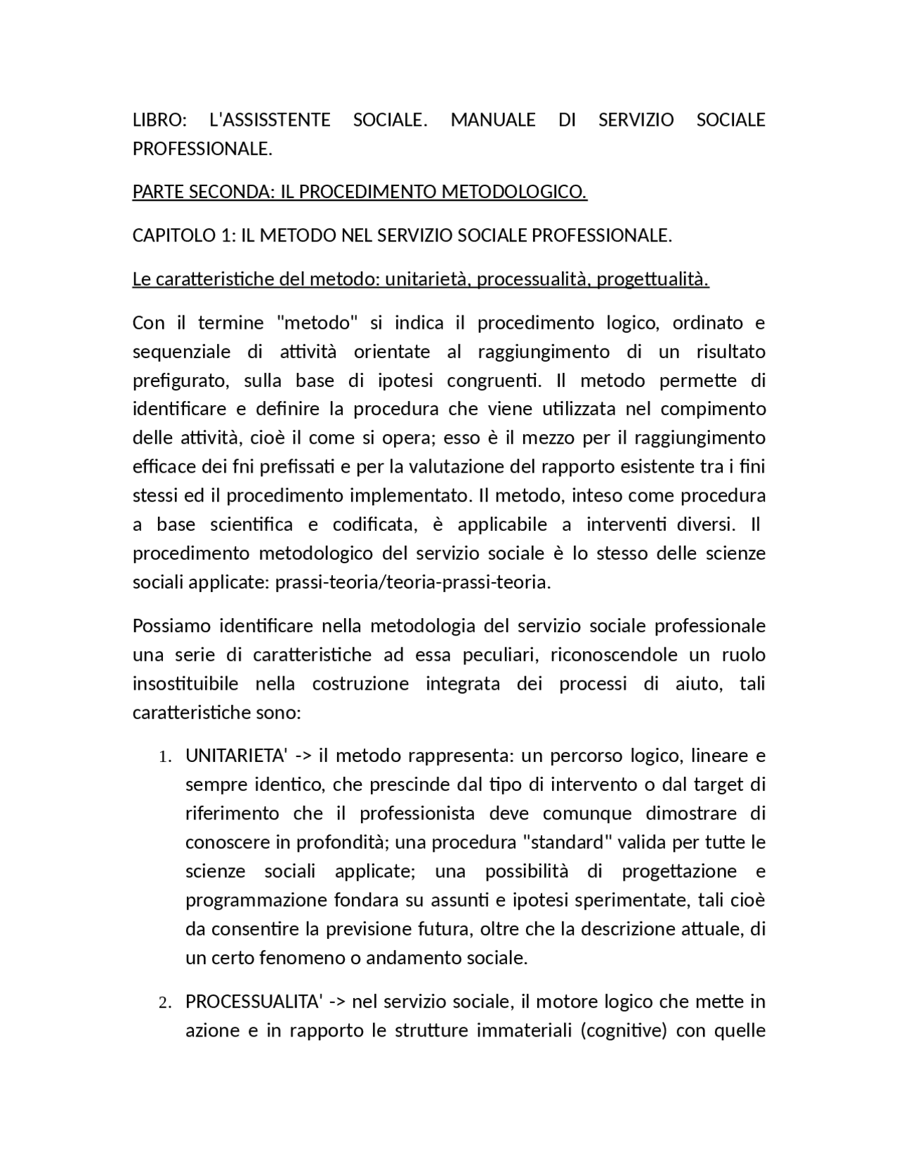 Metodi E Tecniche Manuale Docsity