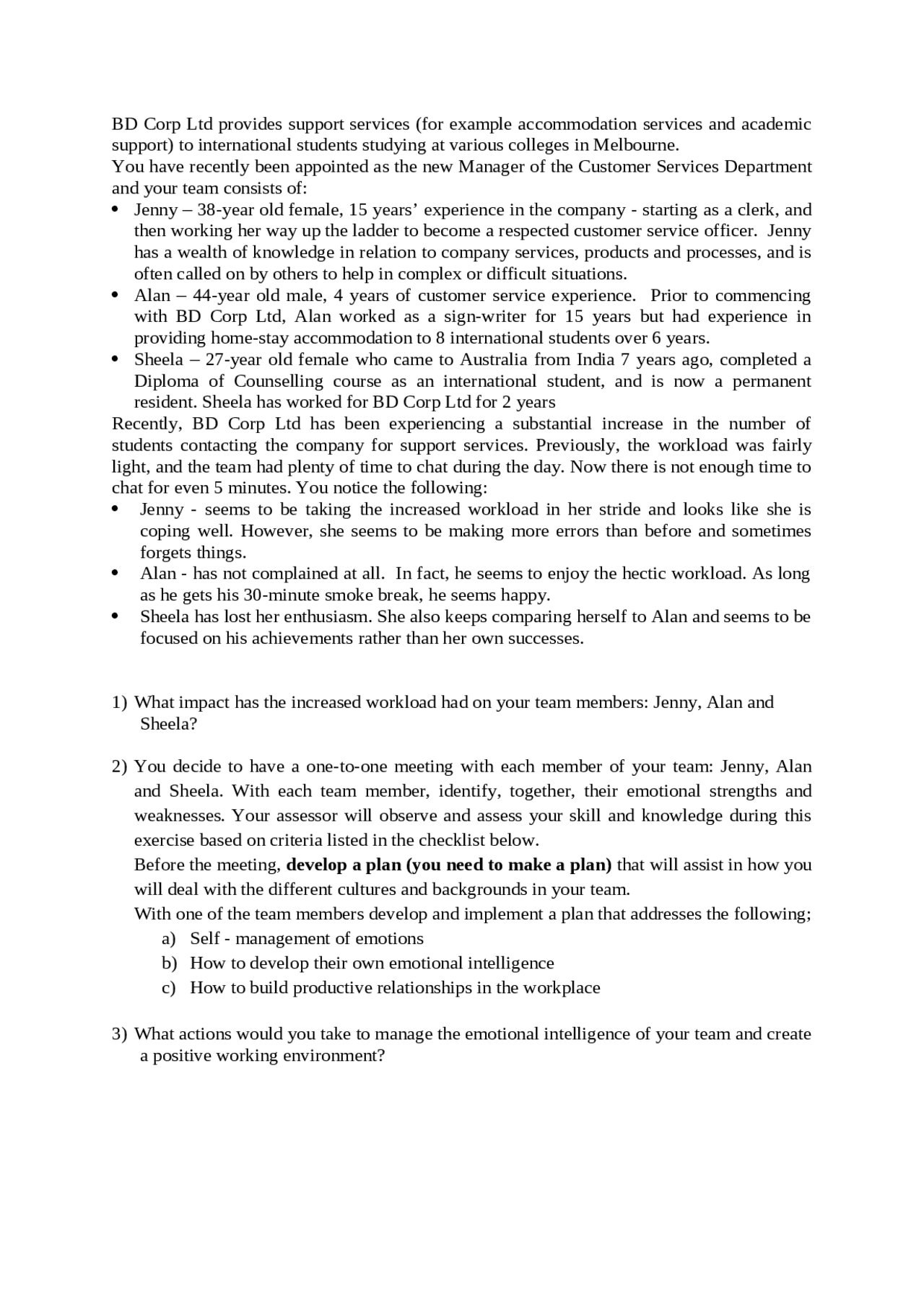 Management Of Business Docsity