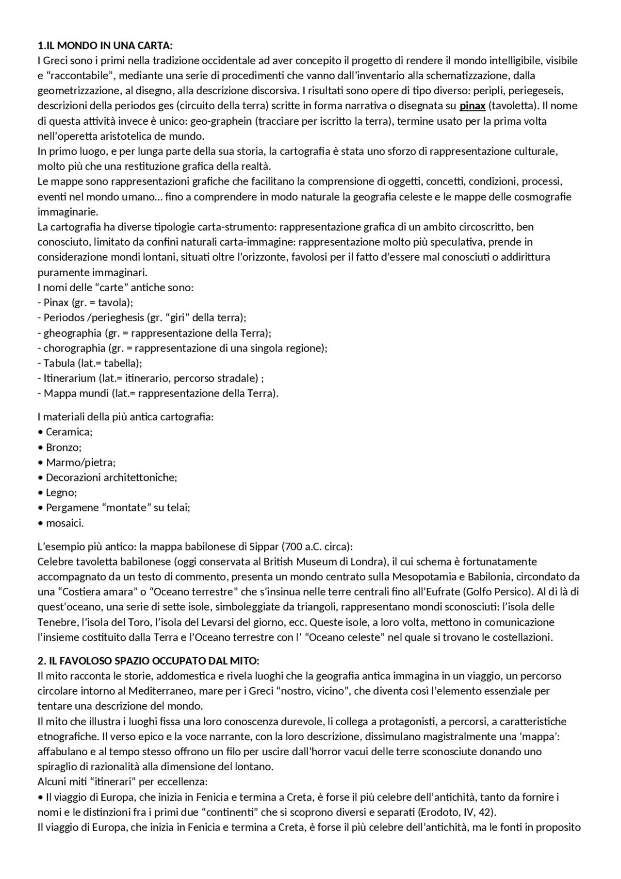 Storia Greca Modulo C Docsity