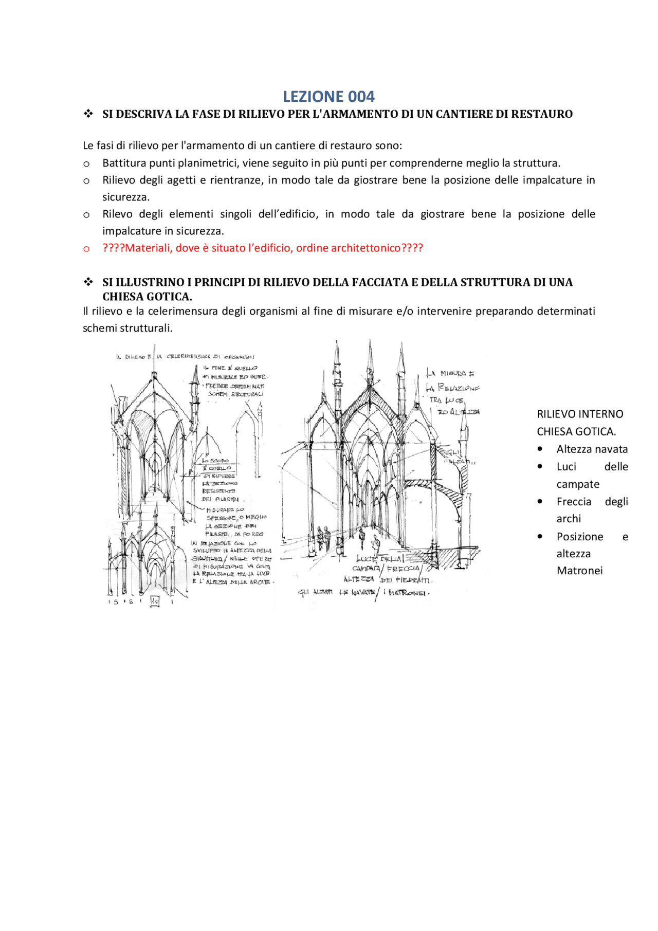 Principi Di Restauro Docsity