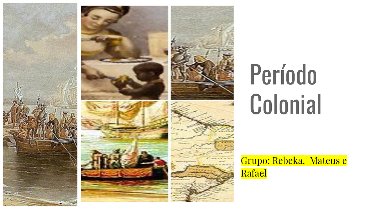 Período Colonial slide/resumo - Docsity