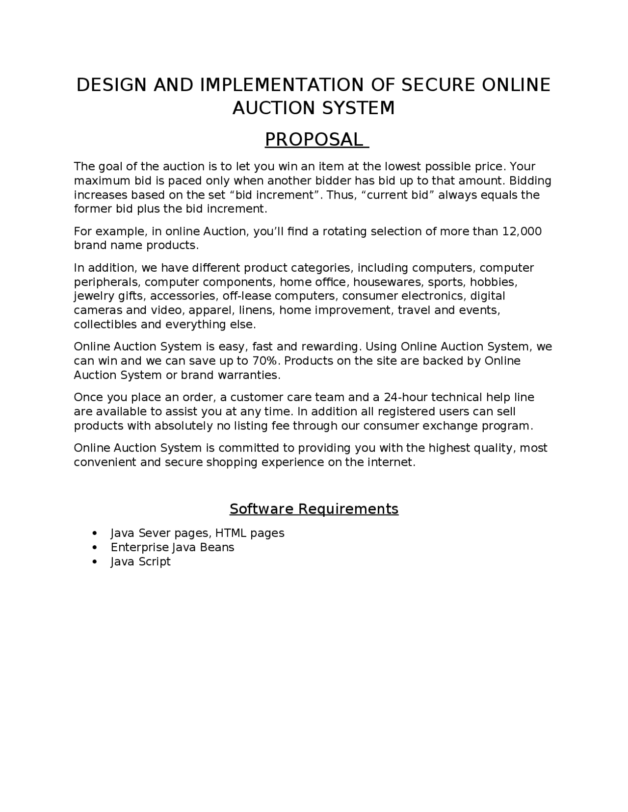 DESIGN AND IMPLEMENTATION OF SECURE ONLINE AUCTION SYSTEM | Thesis ...