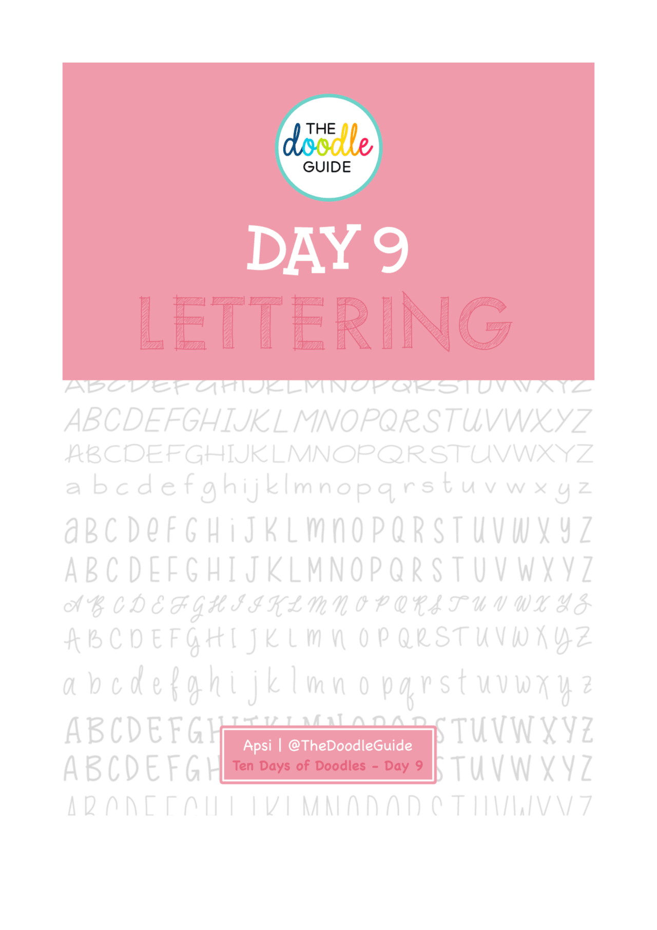 Lettering-Doodles para treinar02 - Docsity