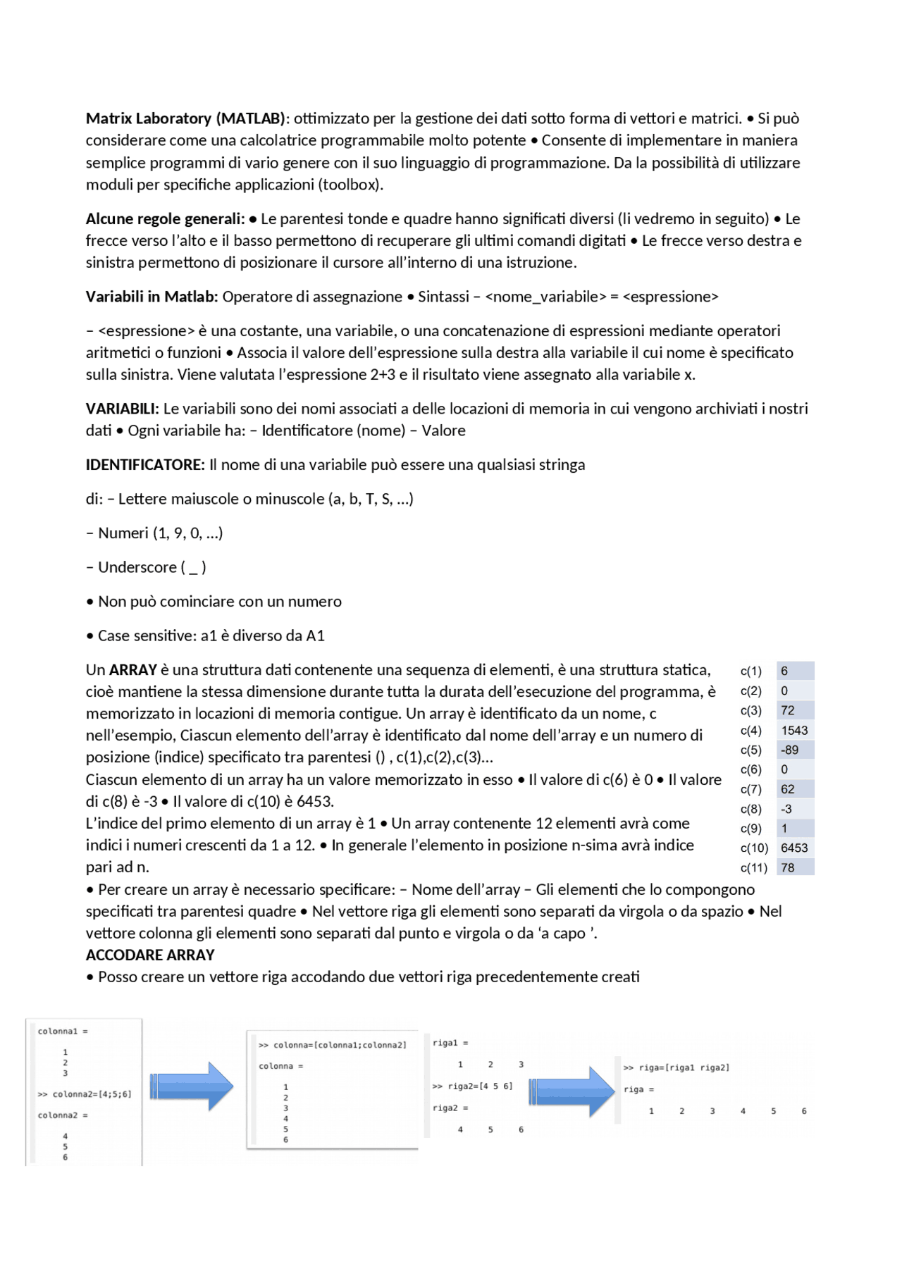 Fondamenti Di Informatica Docsity