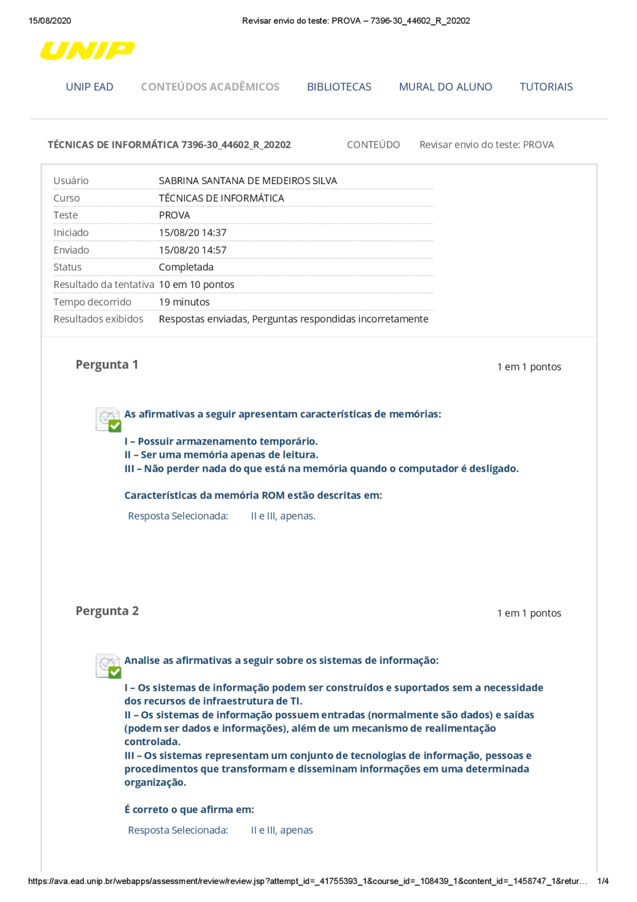 Prova De Informática Docsity