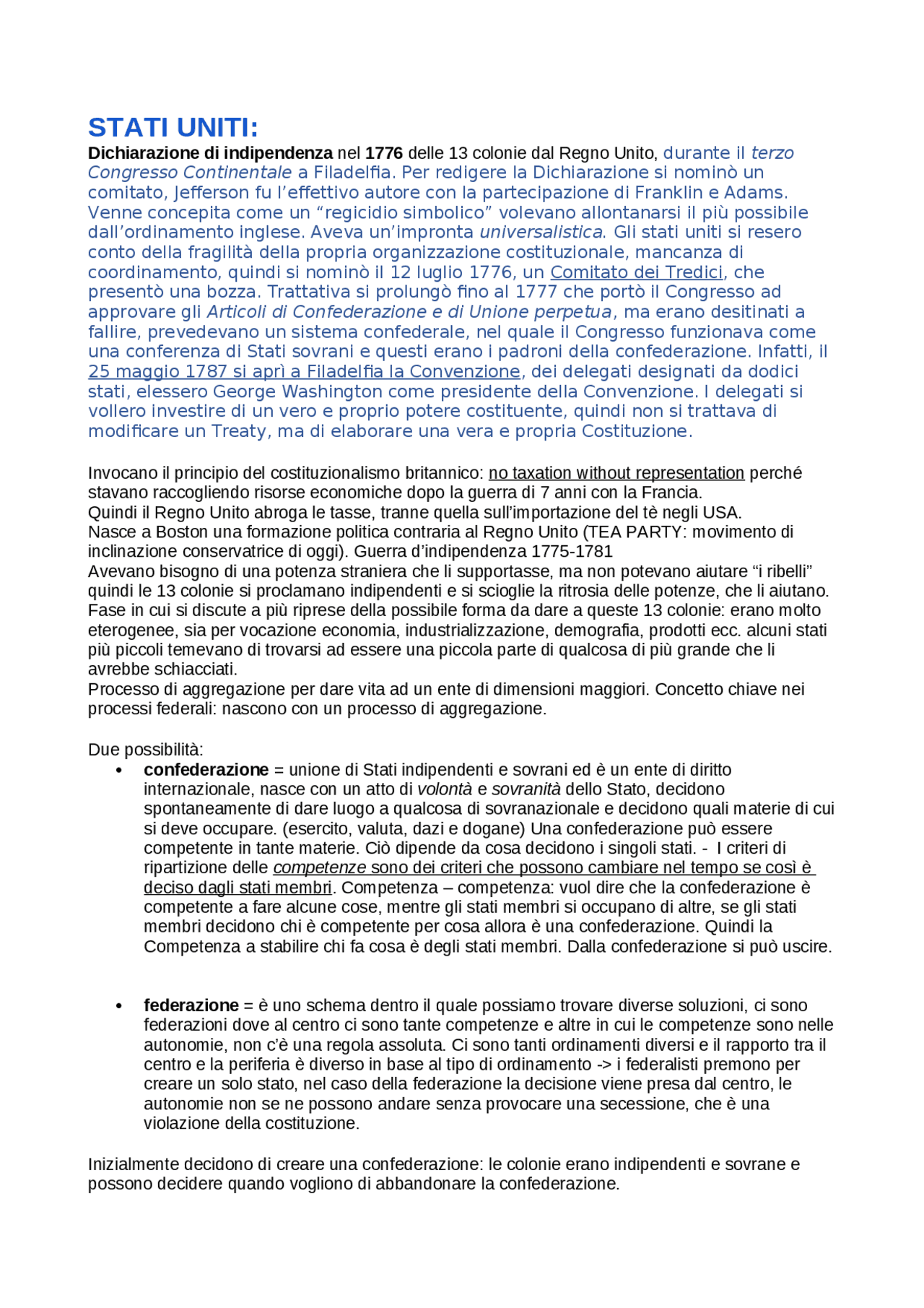 Diritto Pubblico Comparato Seconda Parte Docsity