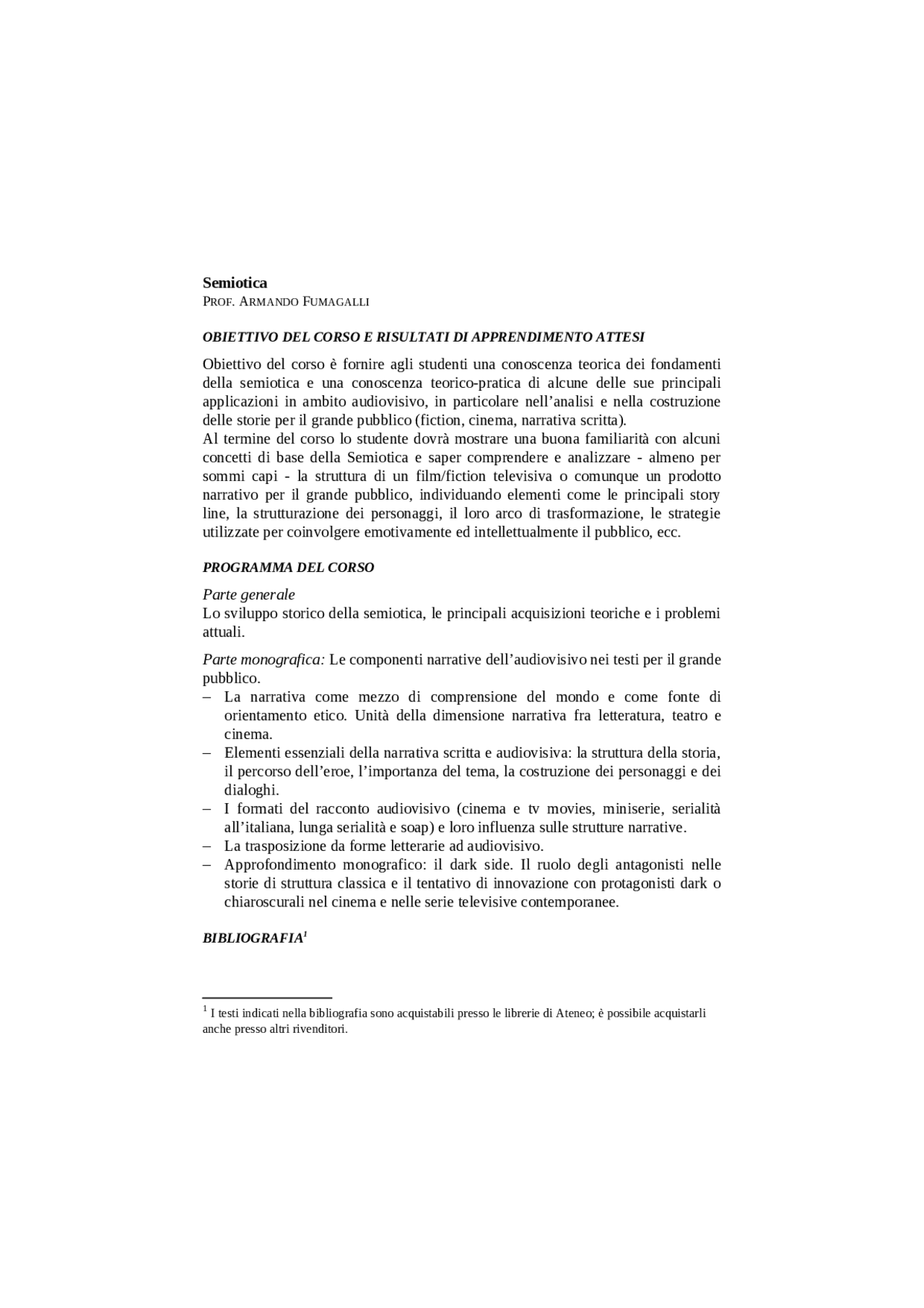Appunti Frequentante Semiotica Docsity