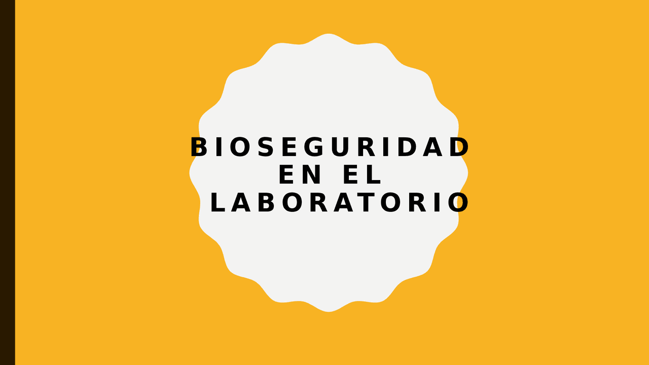Bioseguridad BacteriologÍa Docsity