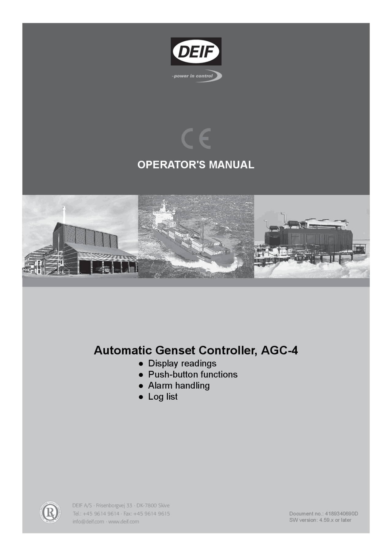 MANUAL DEIF CONTROLADORES PARA GERADORES | Manuais, Projetos, Pesquisas ...