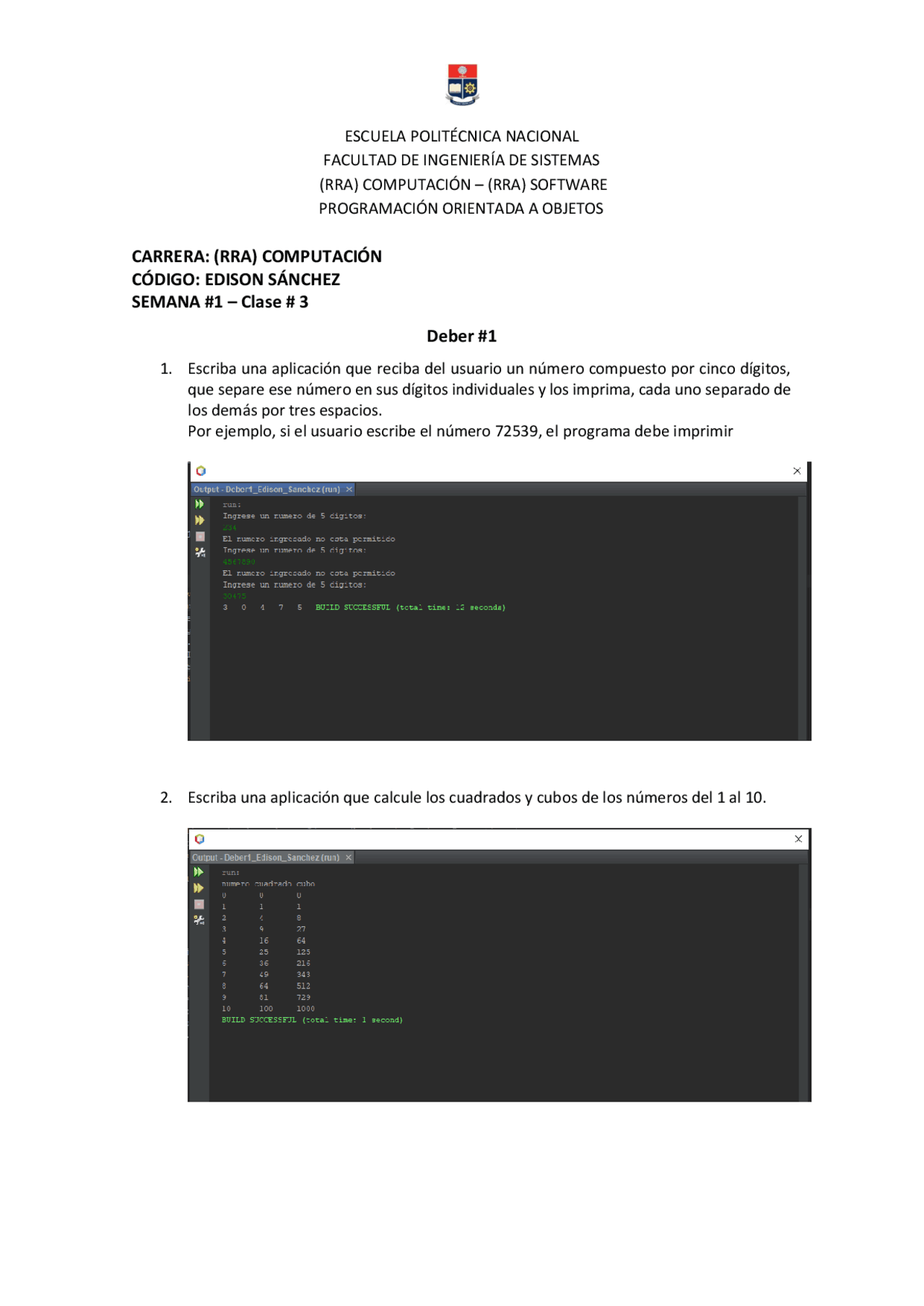 Programacion Orientada A Objetos Docsity