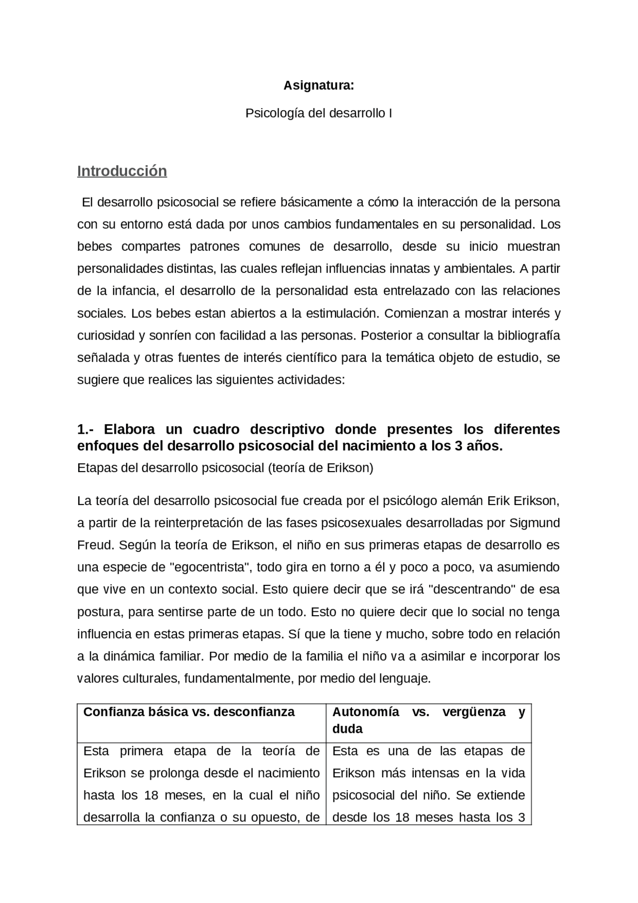 Psicología Del Desarrollo Docsity