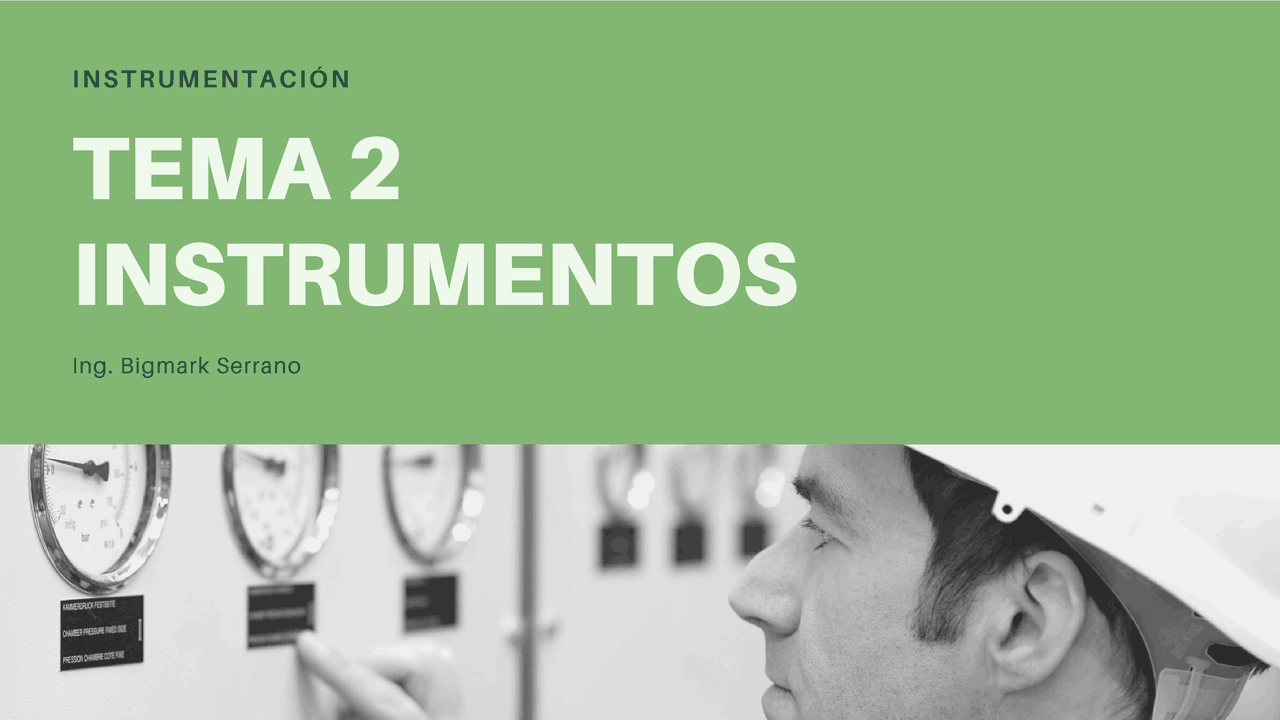 Instrumentos De Instrumentaci贸n Docsity
