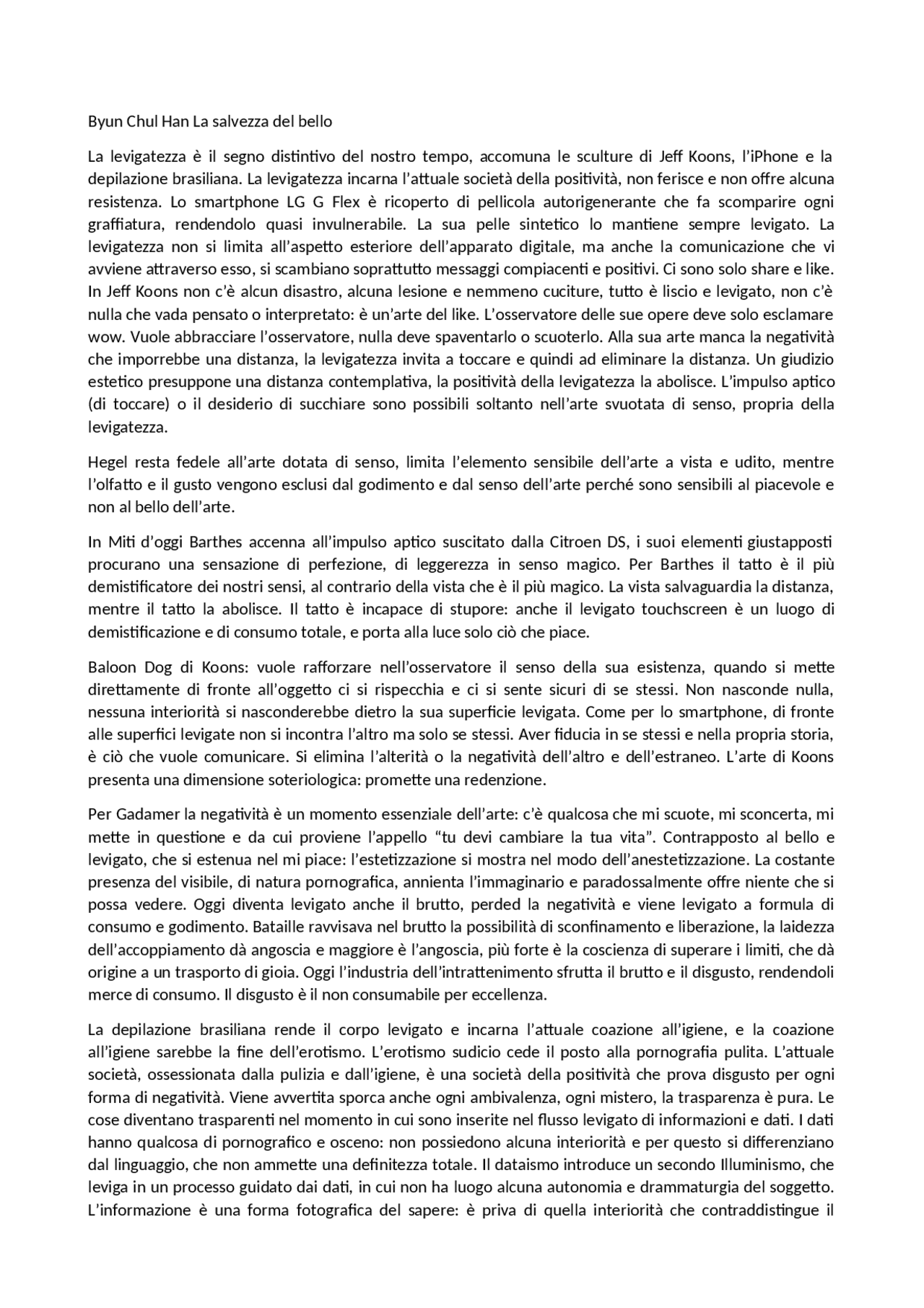 Riassunti Documenti Dispense Docsity