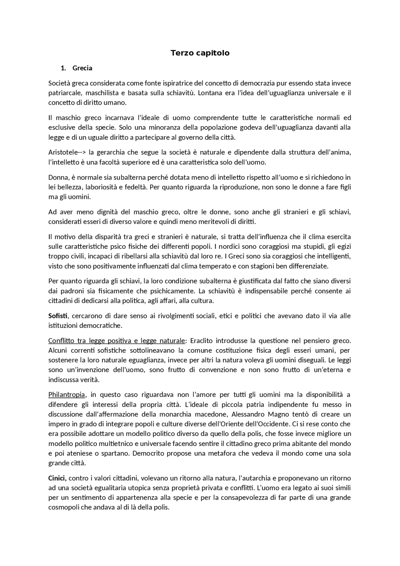 Introduzione Ai Diritti Umani Docsity
