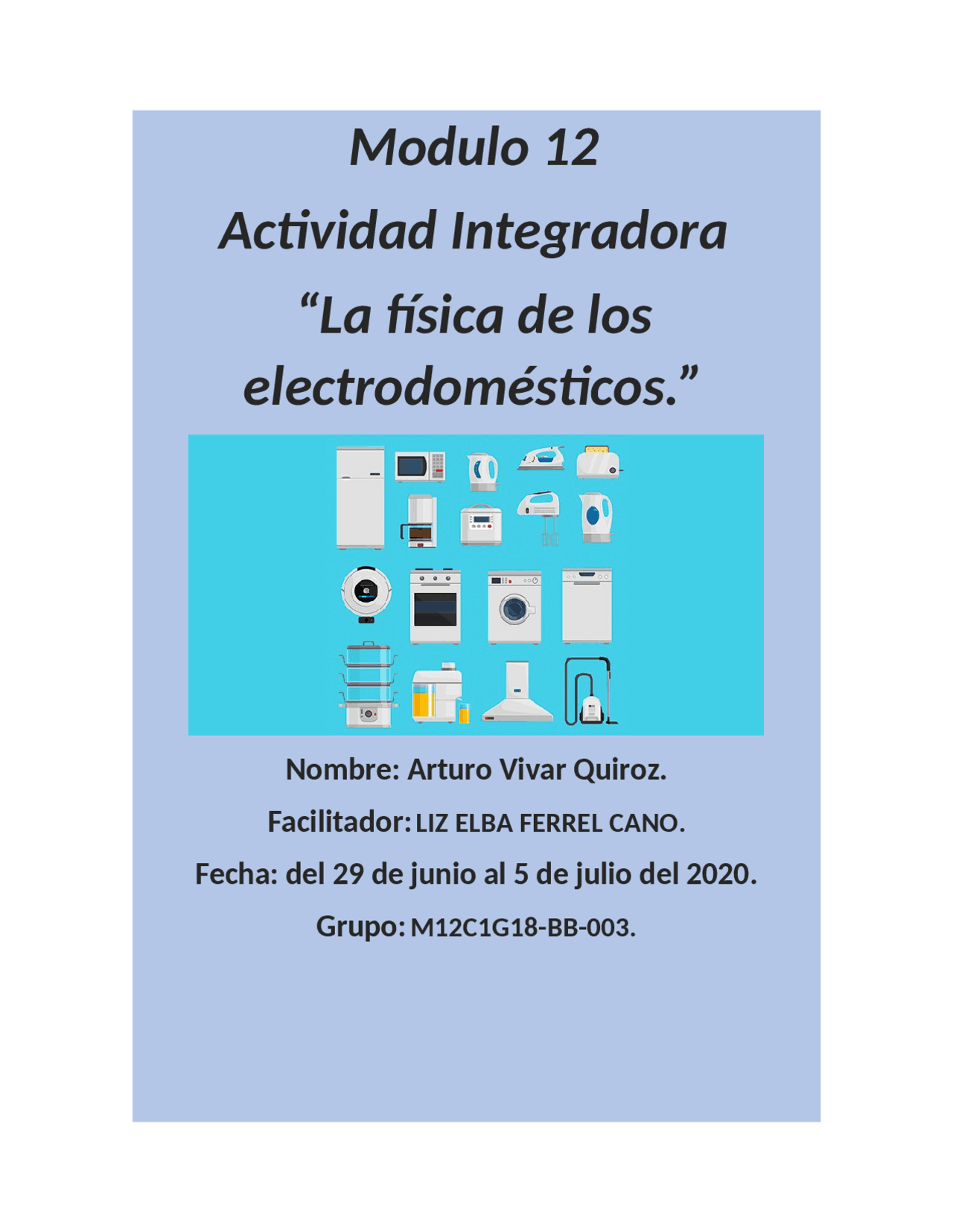 Modulo 12 Actividad 2 Docsity