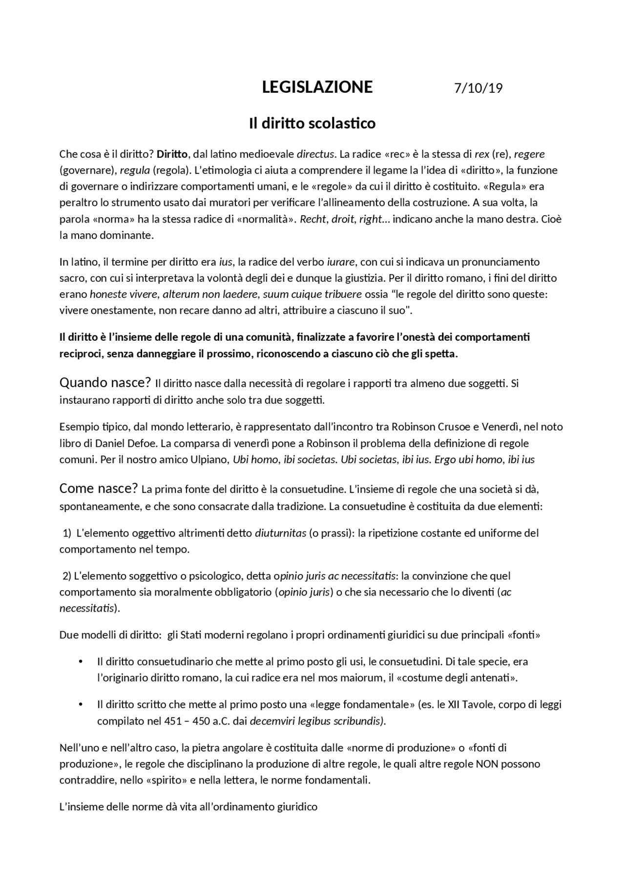 Appunti Di Legislazione Scolastica Docsity